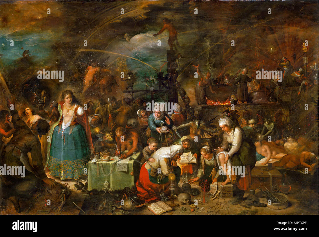 Witches sabbath hi-res stock photography and images - Alamy