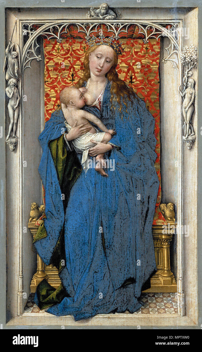 Virgin and child Stock Photo - Alamy