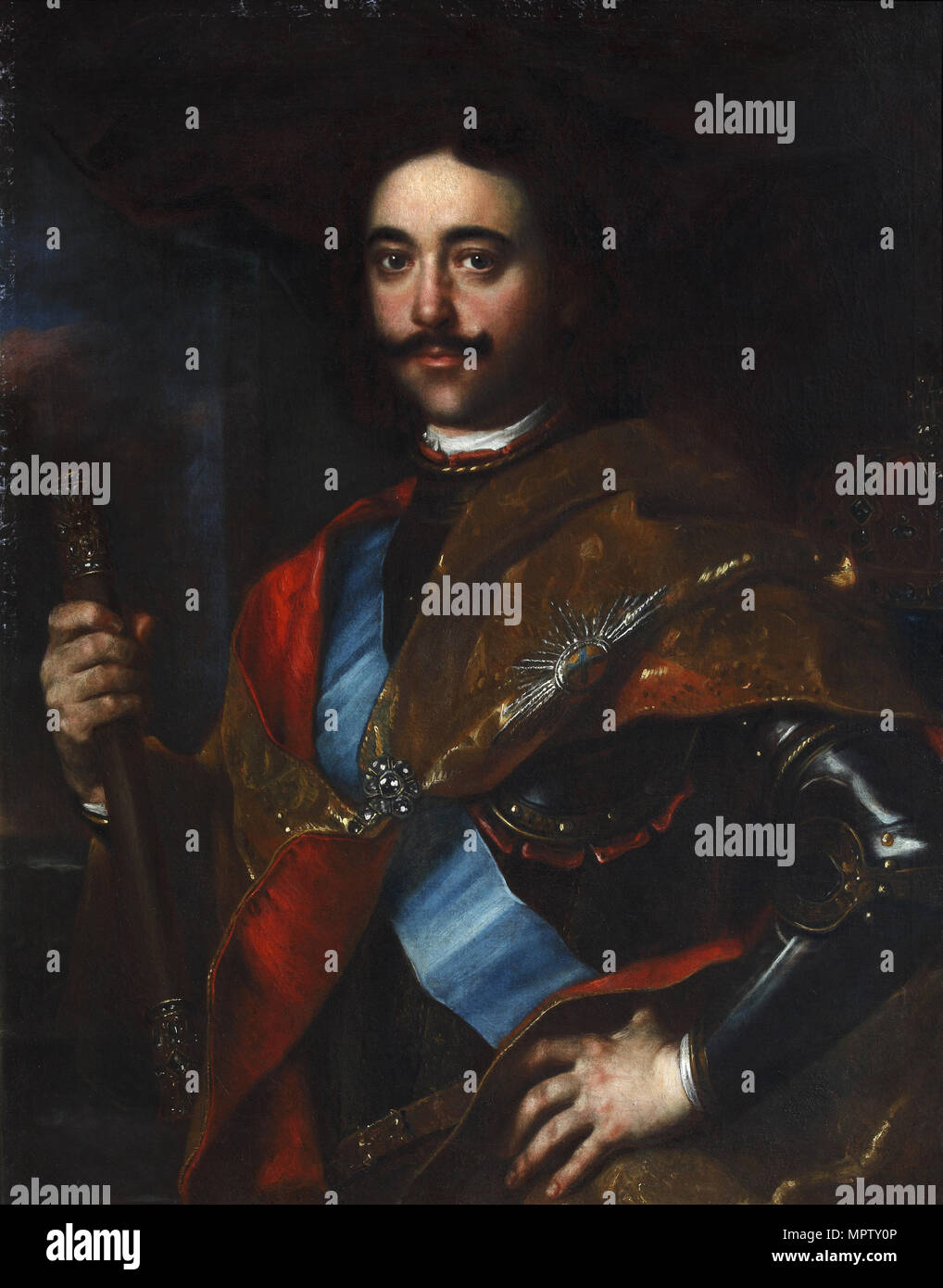 Portrait of Emperor Peter I the Great (1672-1725 Stock Photo - Alamy