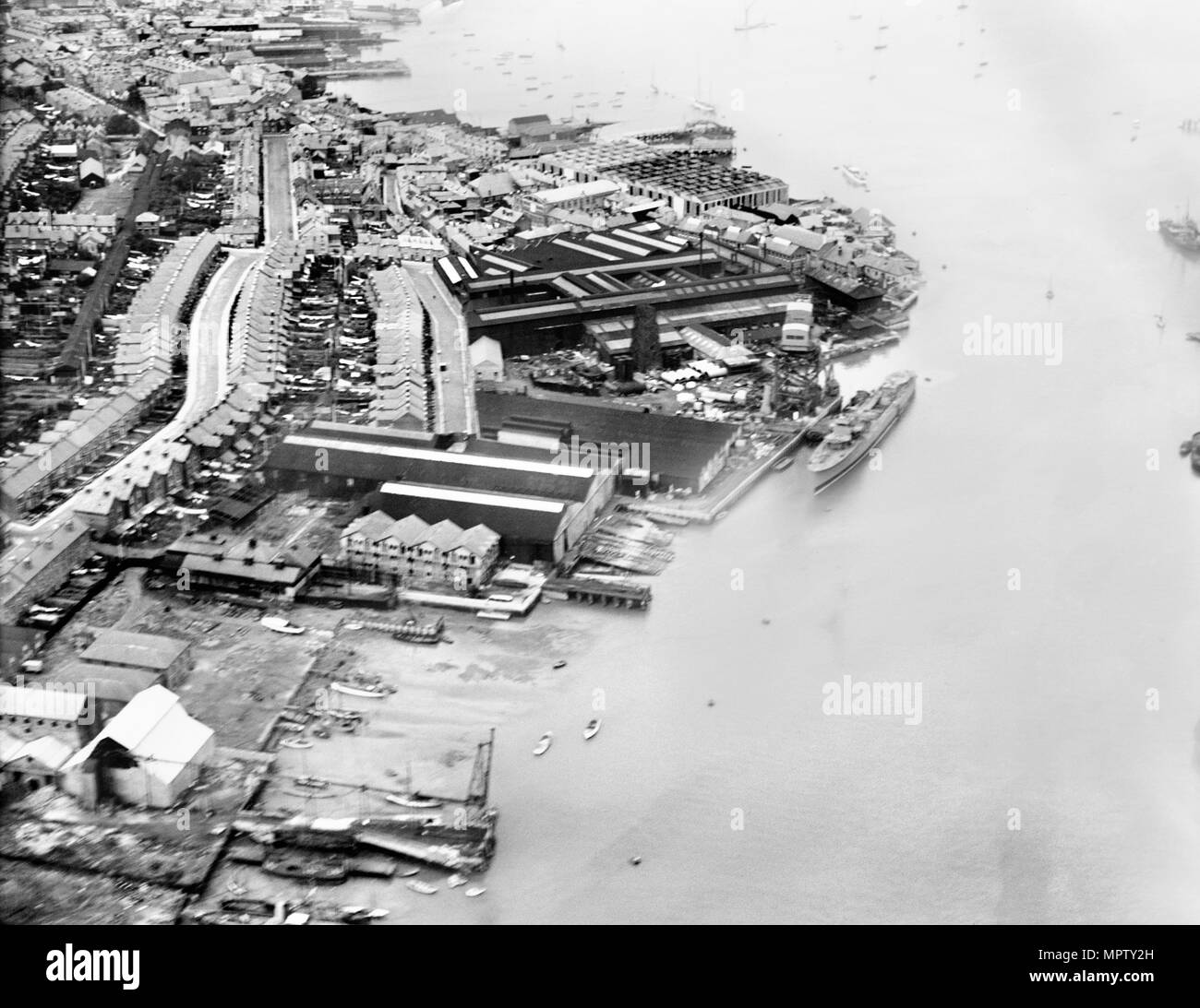 Engineering and boatbuilding works, Thetis Road, Cowes, Isle of Wight ...