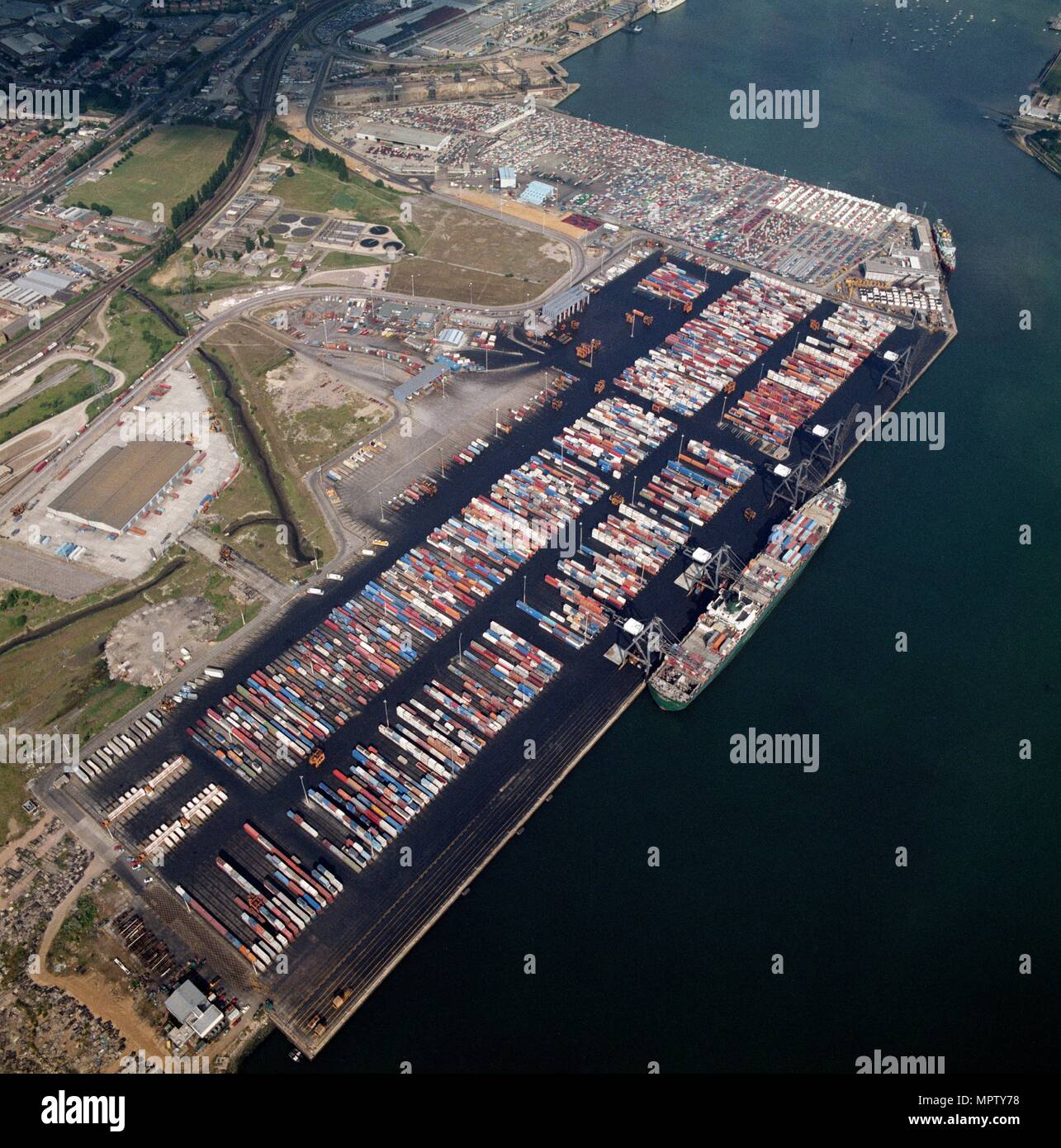 Southampton port aerial hi-res stock photography and images - Alamy