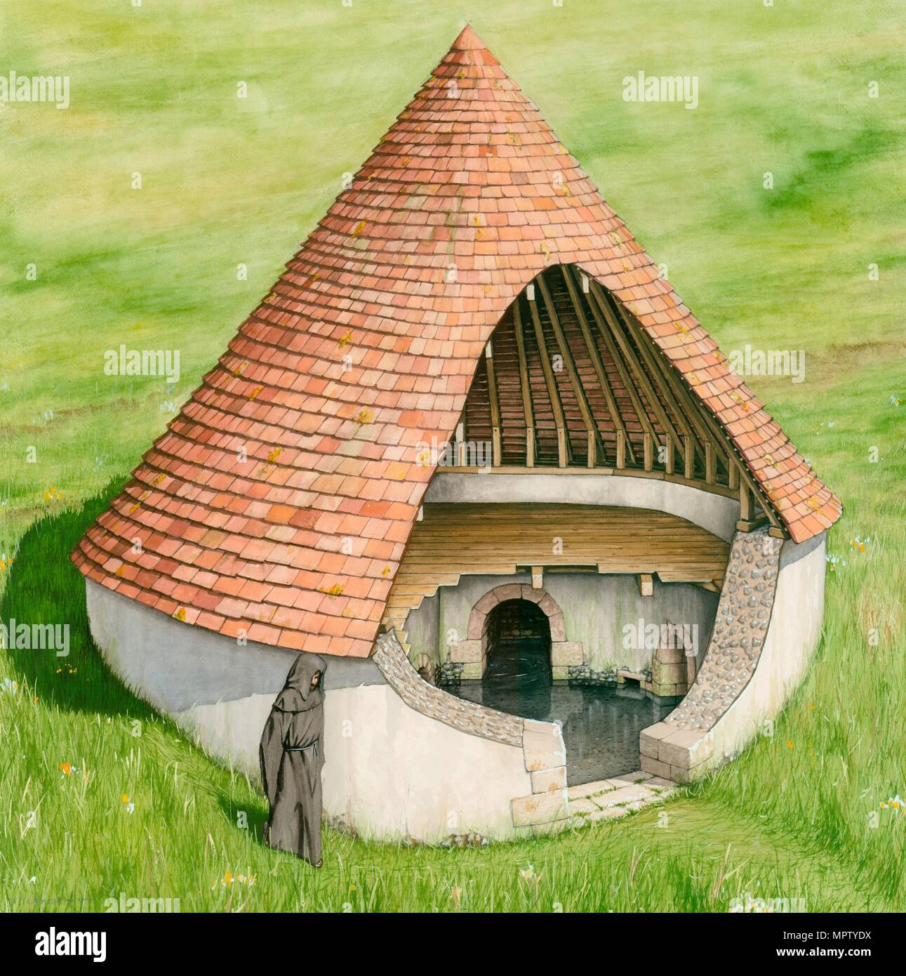 Conduit house, St Augustine's Abbey, Canterbury, Kent. Artist: Peter ...