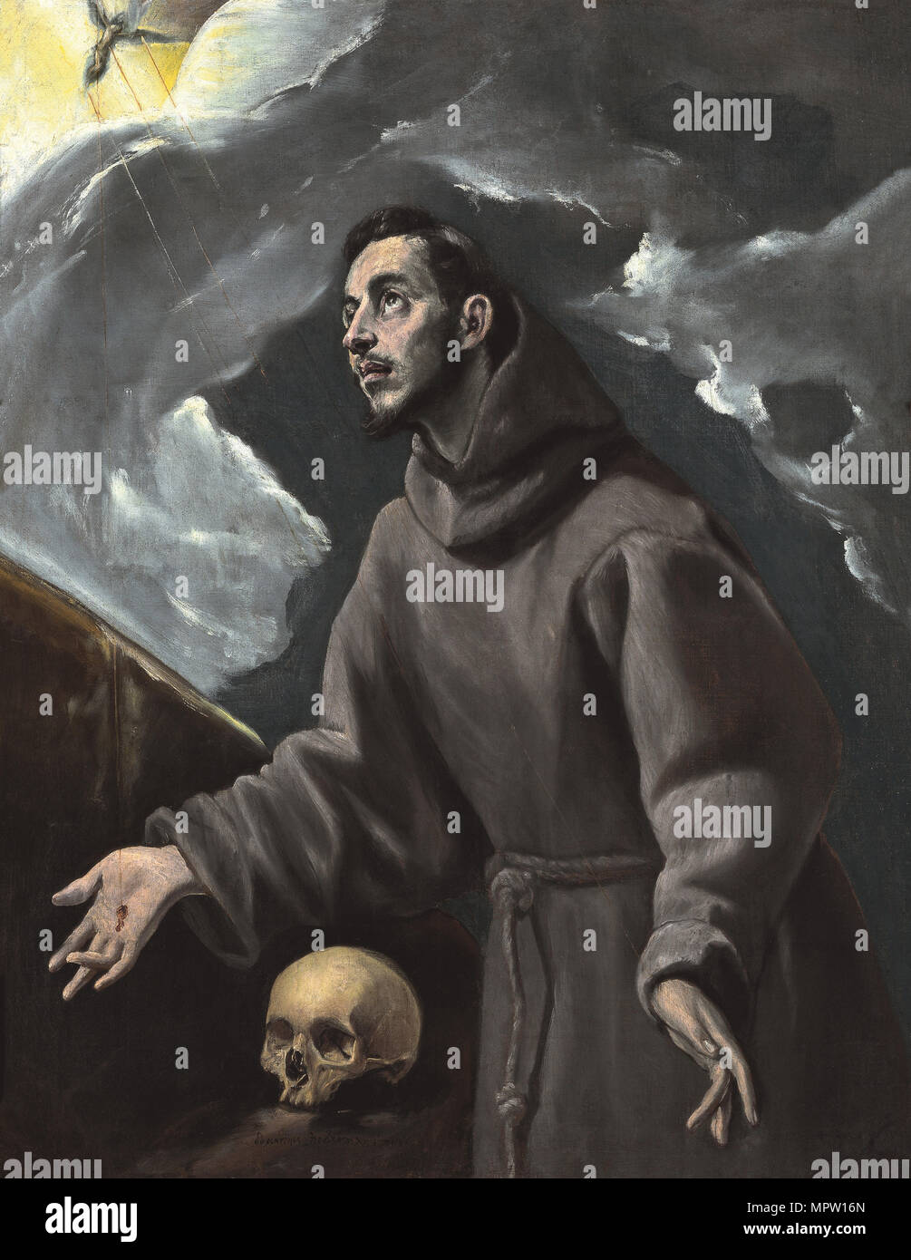 Saint Francis receiving the Stigmata, 1580 Stock Photo - Alamy
