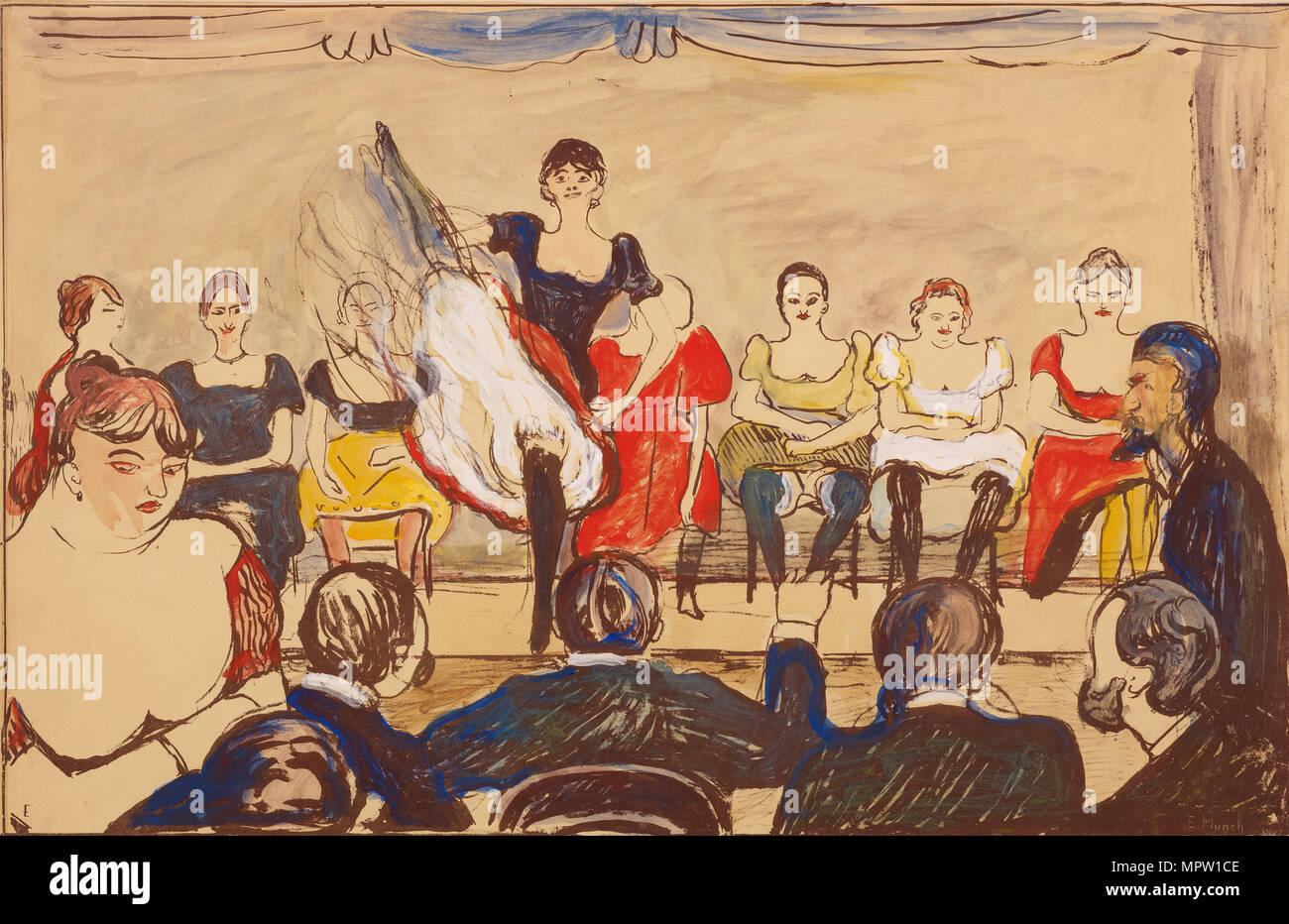 Cabaret by edvard munch hi-res stock photography and images - Alamy