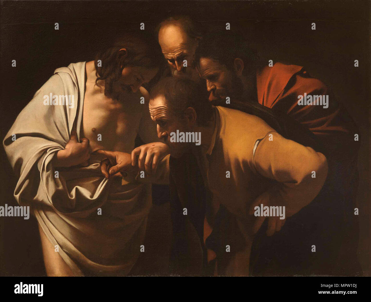 The incredulity of st thomas caravaggio hi-res stock photography and ...