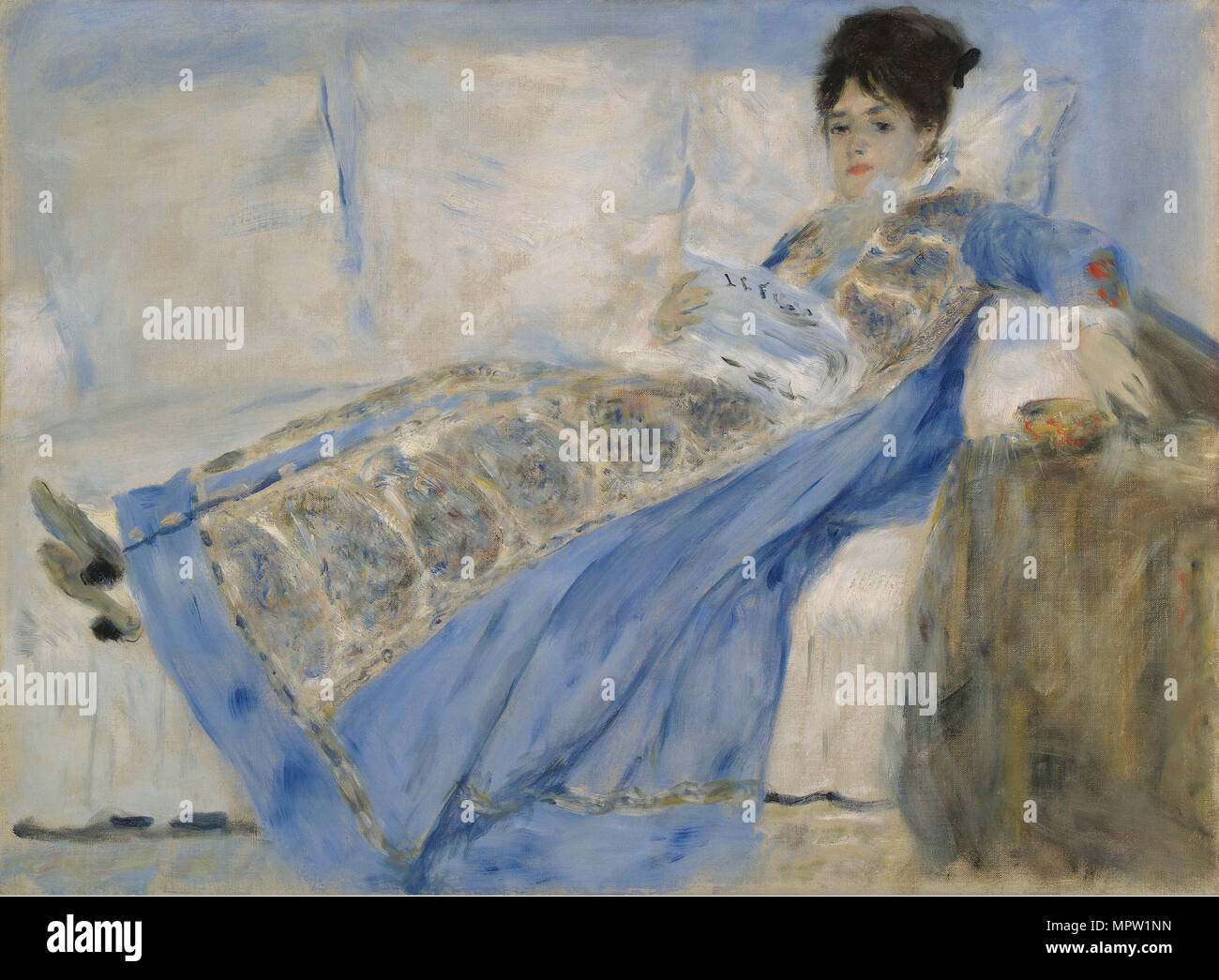 Portrait of Madame Monet, ca 1872 Stock Photo - Alamy