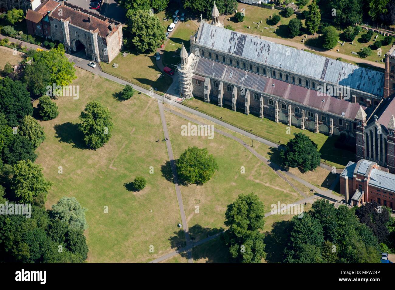 St Albans Abbey Gatehouse High Resolution Stock Photography and Images ...