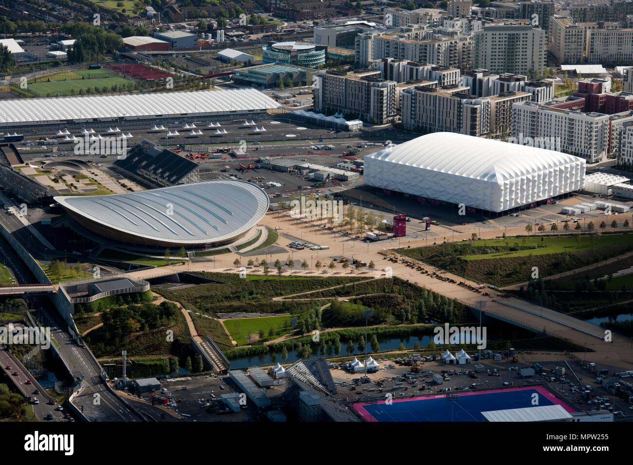 Velodrome, Basketball Arena and Olympic Village, Queen Elizabeth ...