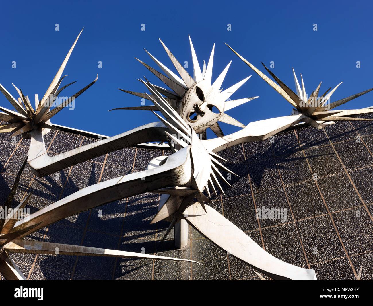 'Man of Fire', sculpture by David Wynne, Hanley, Stoke-on-Trent ...