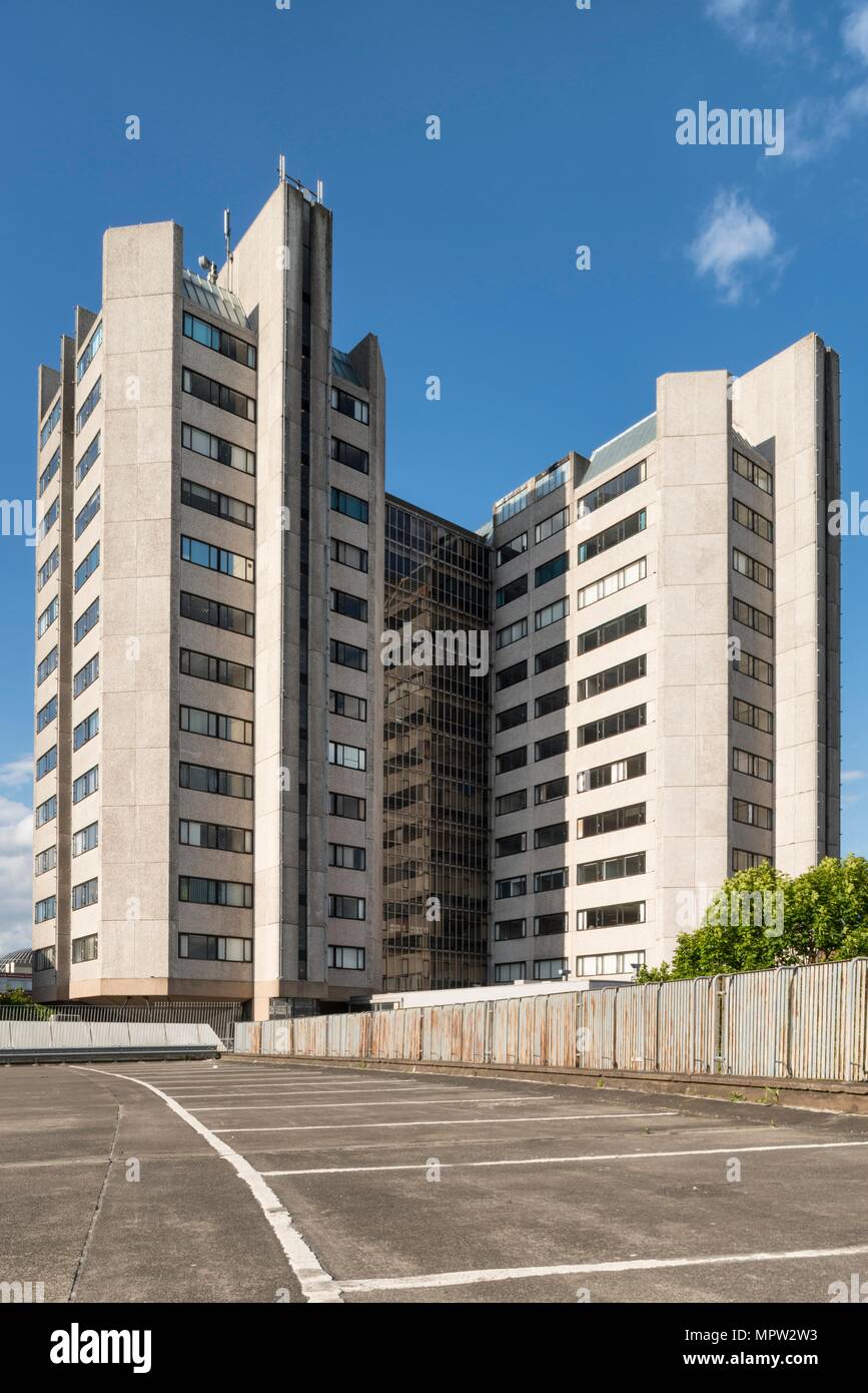 Tower blocks, Coventry Point, Market Way, Coventry, West Midlands, 2014 ...