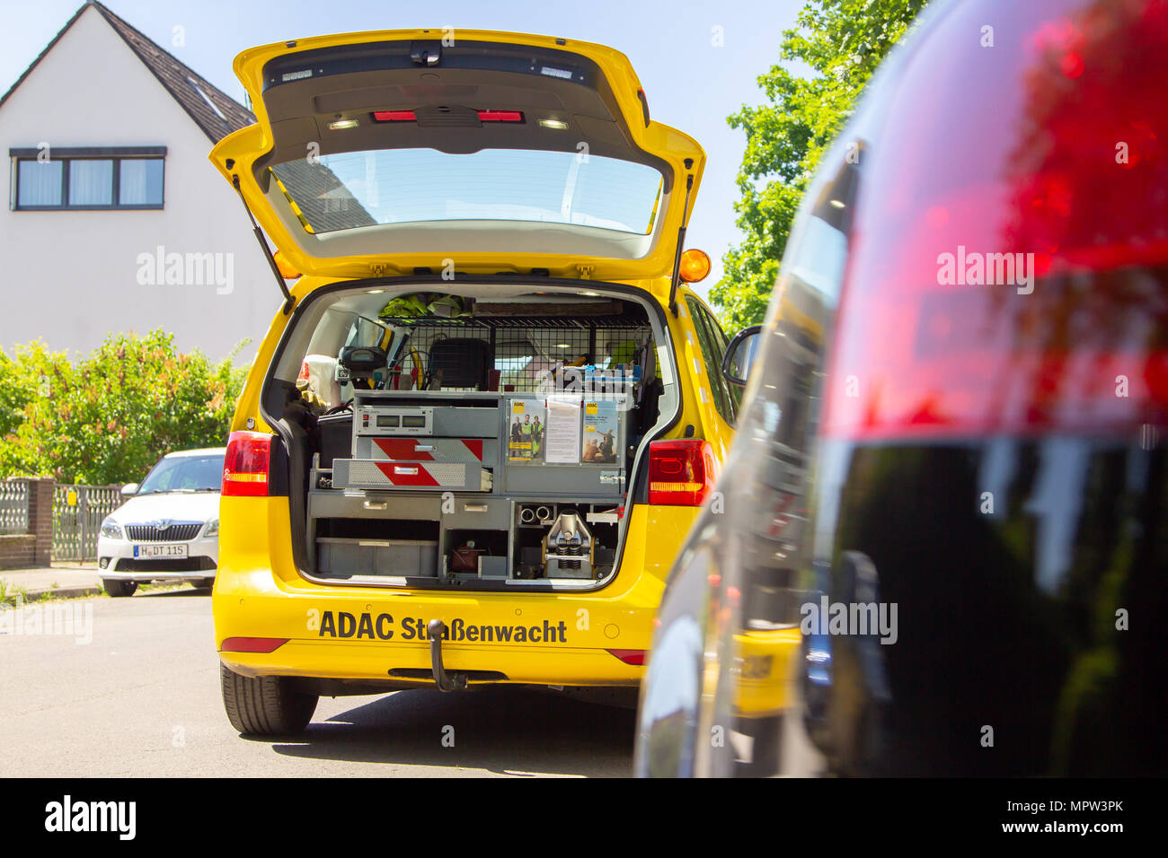 HANNOVER / GERMANY - MAY 21, 2018: Service car from ADAC, german ...
