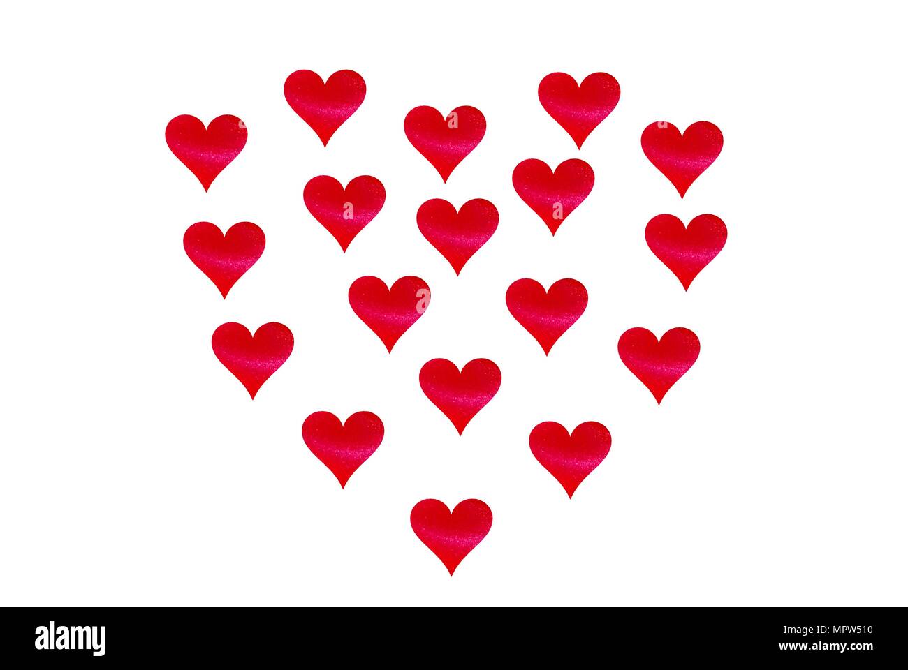 Multiple heart hi-res stock photography and images - Alamy