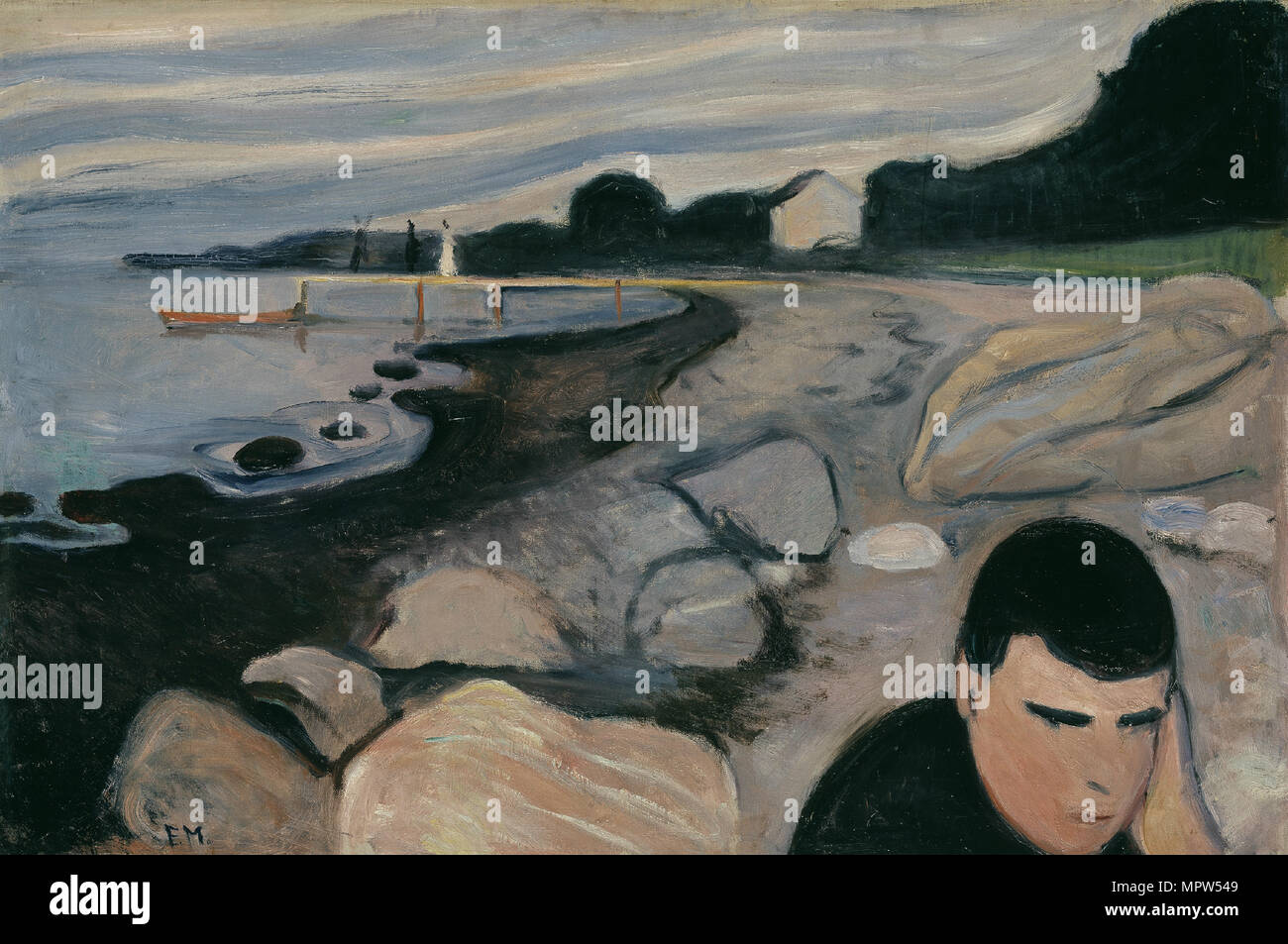 Edvard munch melancholy hi-res stock photography and images - Alamy