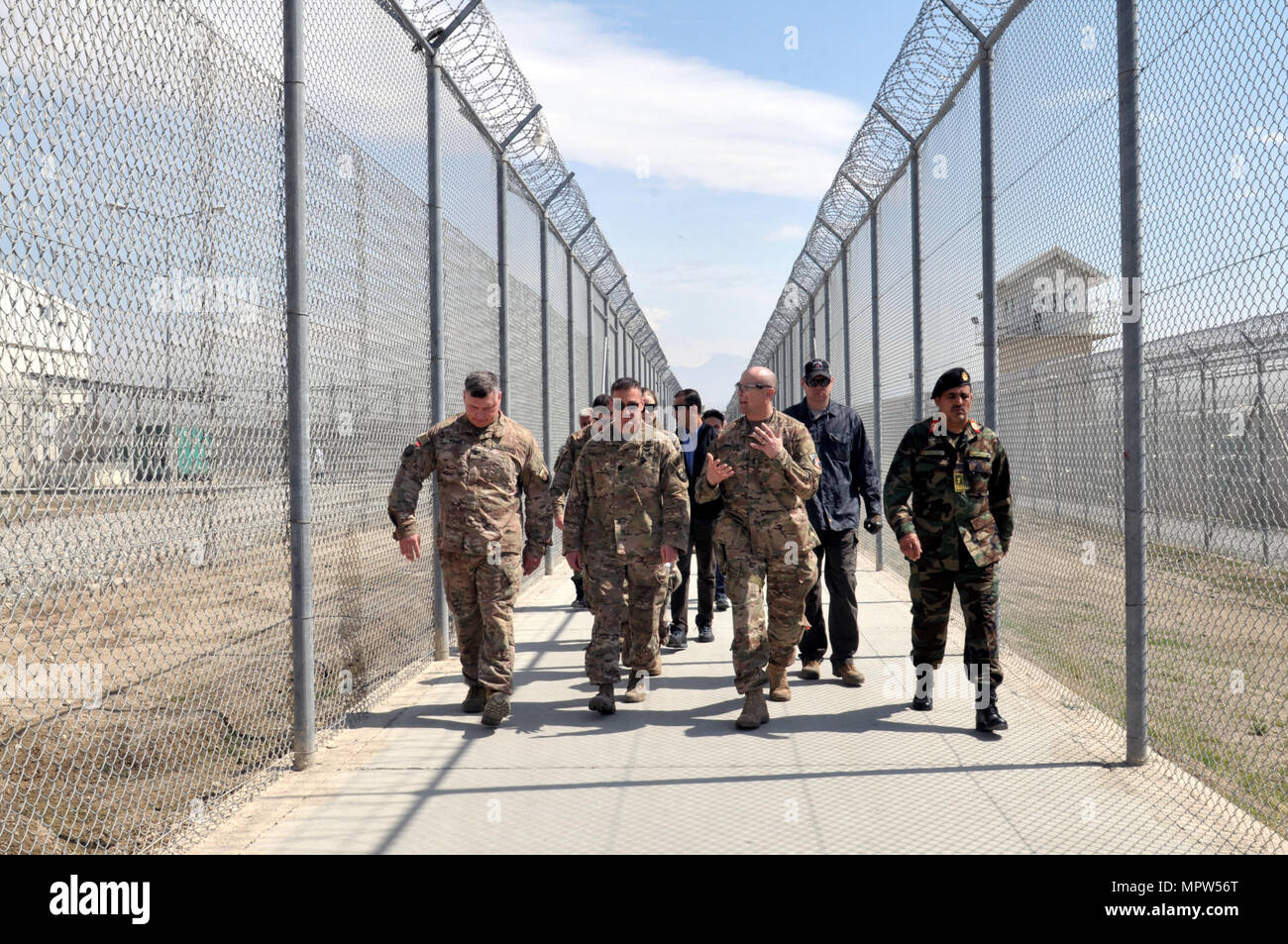 Major General Neil Thurgood, deputy commander of Combined Security ...