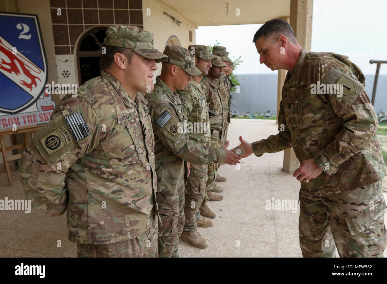 U.S. Army Maj. Gen. Joseph M. Martin, commanding general, of Combined ...