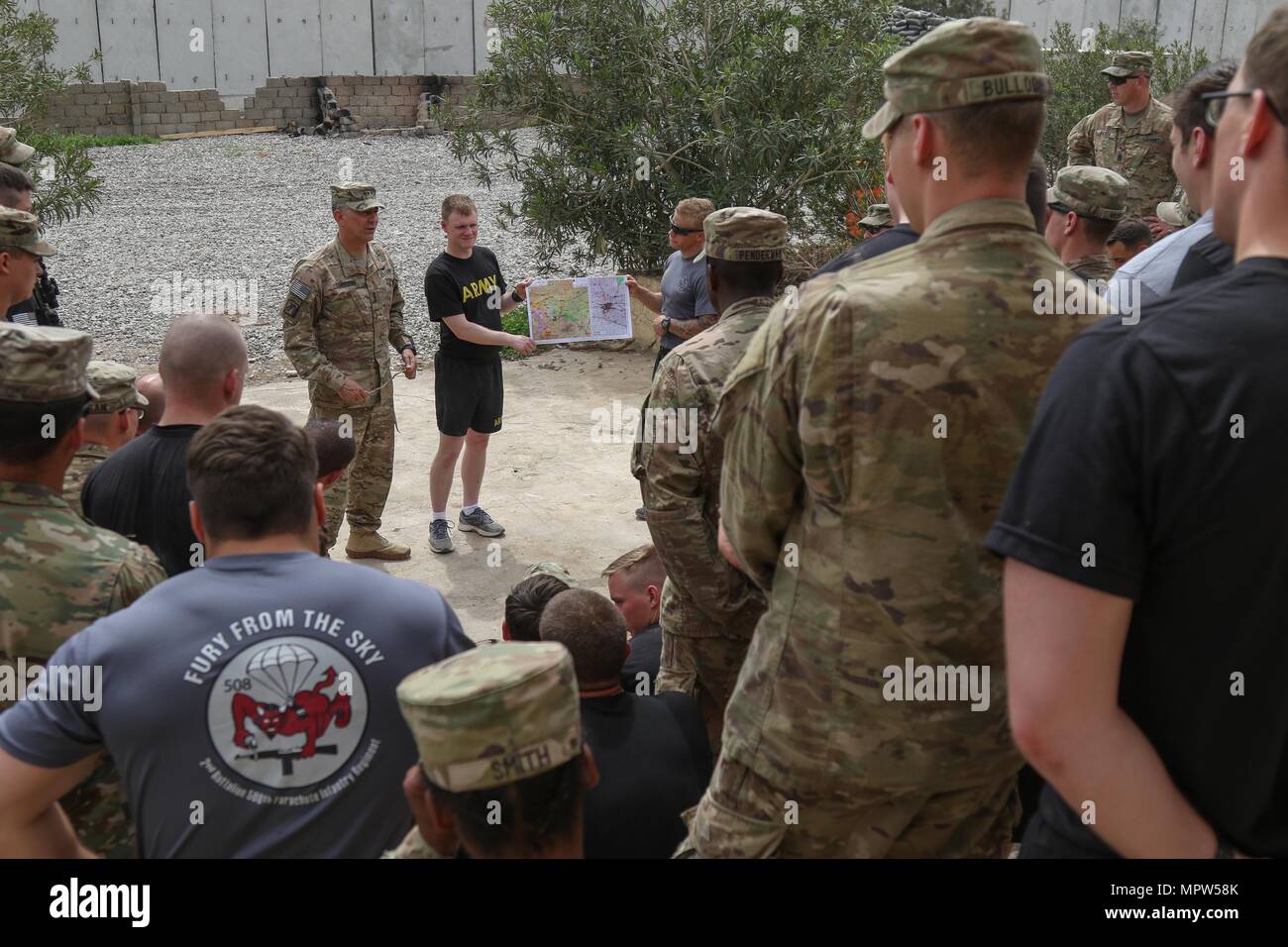 U.S. Army Lt. Gen. Stephen Townsend, commanding general of Combined ...