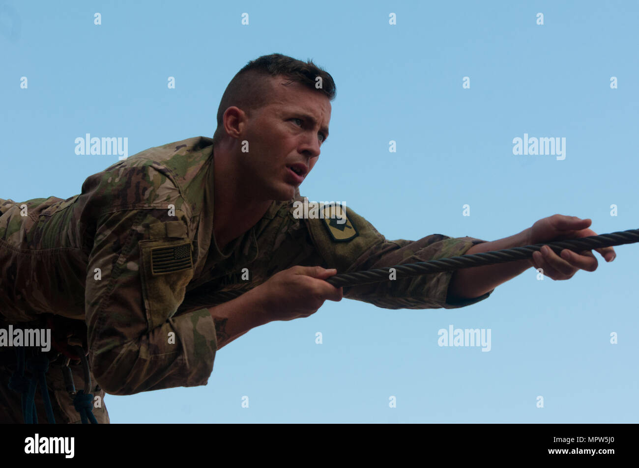 Commando crawl hi-res stock photography and images - Alamy