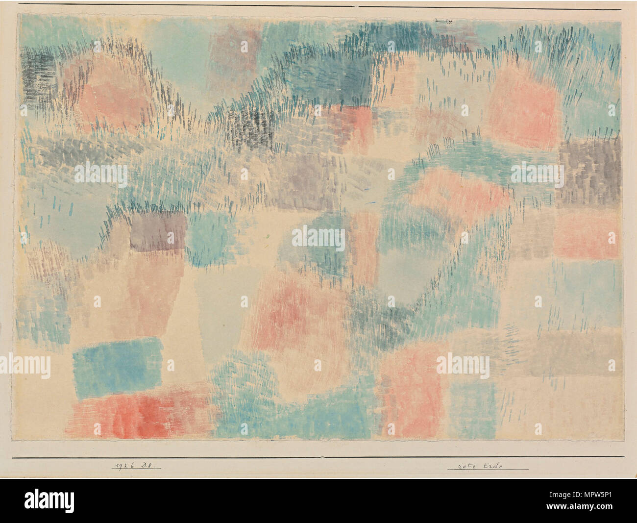 Rote Erde (Red Earth), 1926 Stock Photo - Alamy