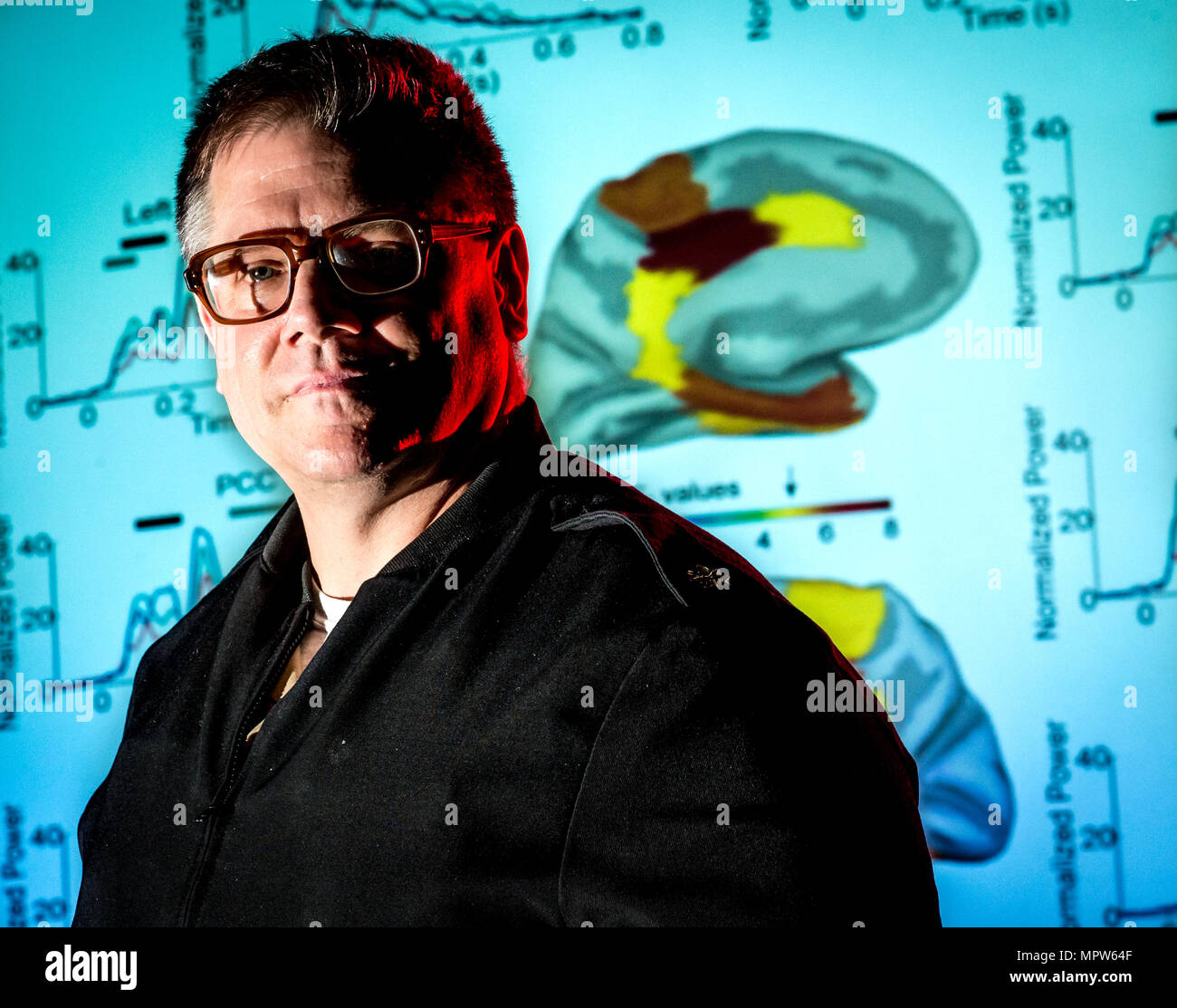 Navy Cmdr. John Hughes, director of the Magnetoencephalography (MEG ...