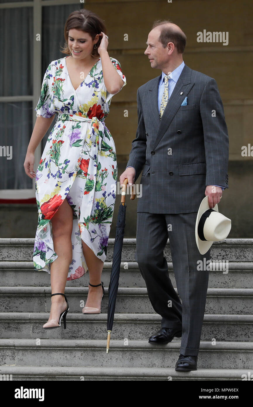 Princess Eugenie and her father the Duke of Wessex, arrive for the ...