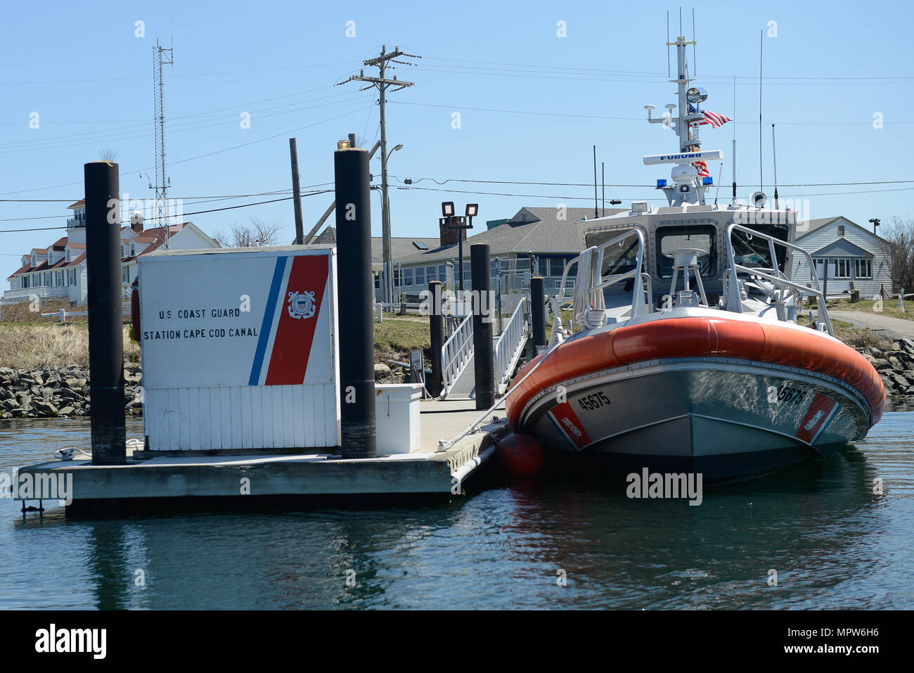 The 45-foot response boat medium is ready to go at U.S. Coast Guard ...