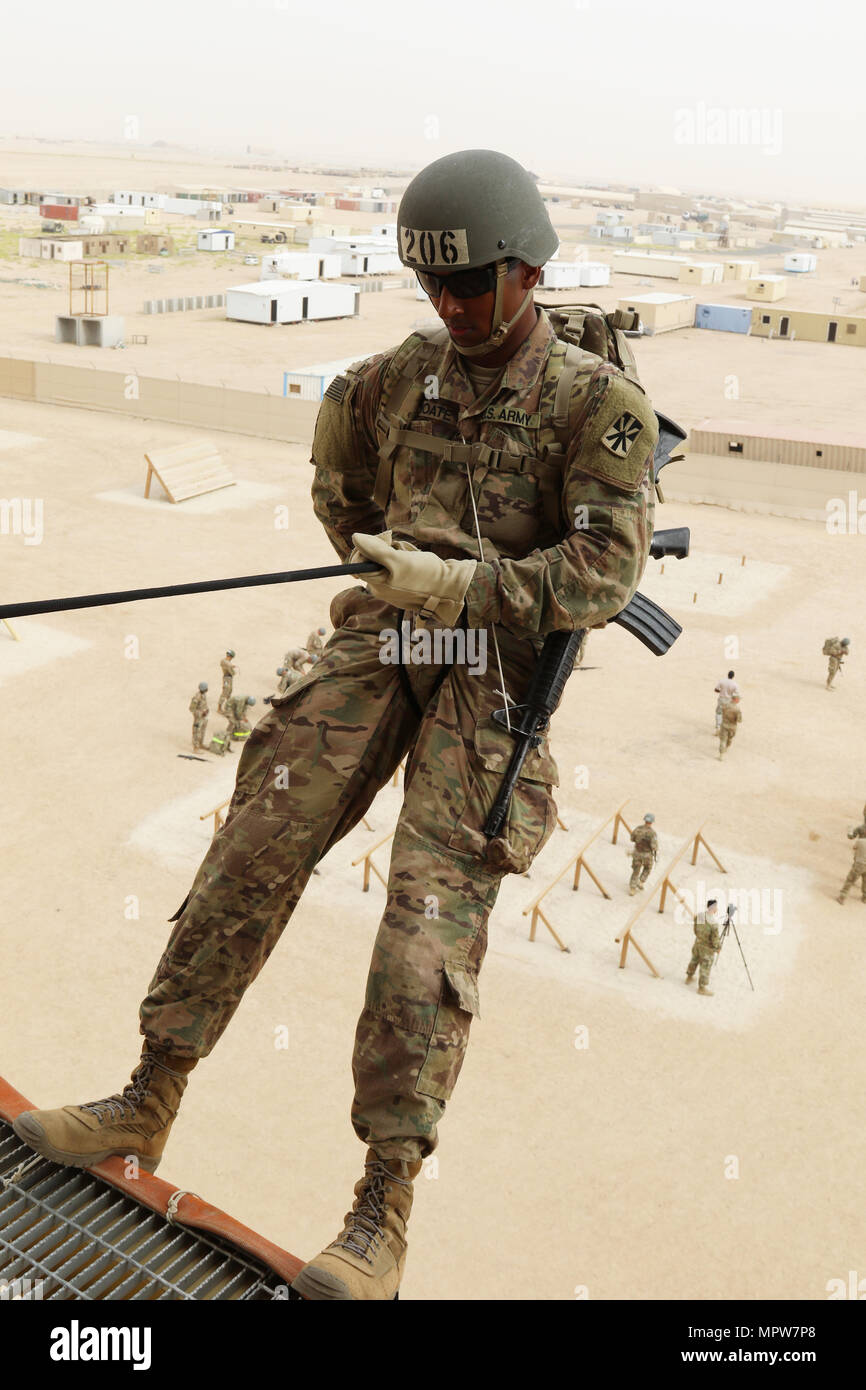U.S. Army Spc. Caleb Choate, a patriot fire control enhanced operator ...