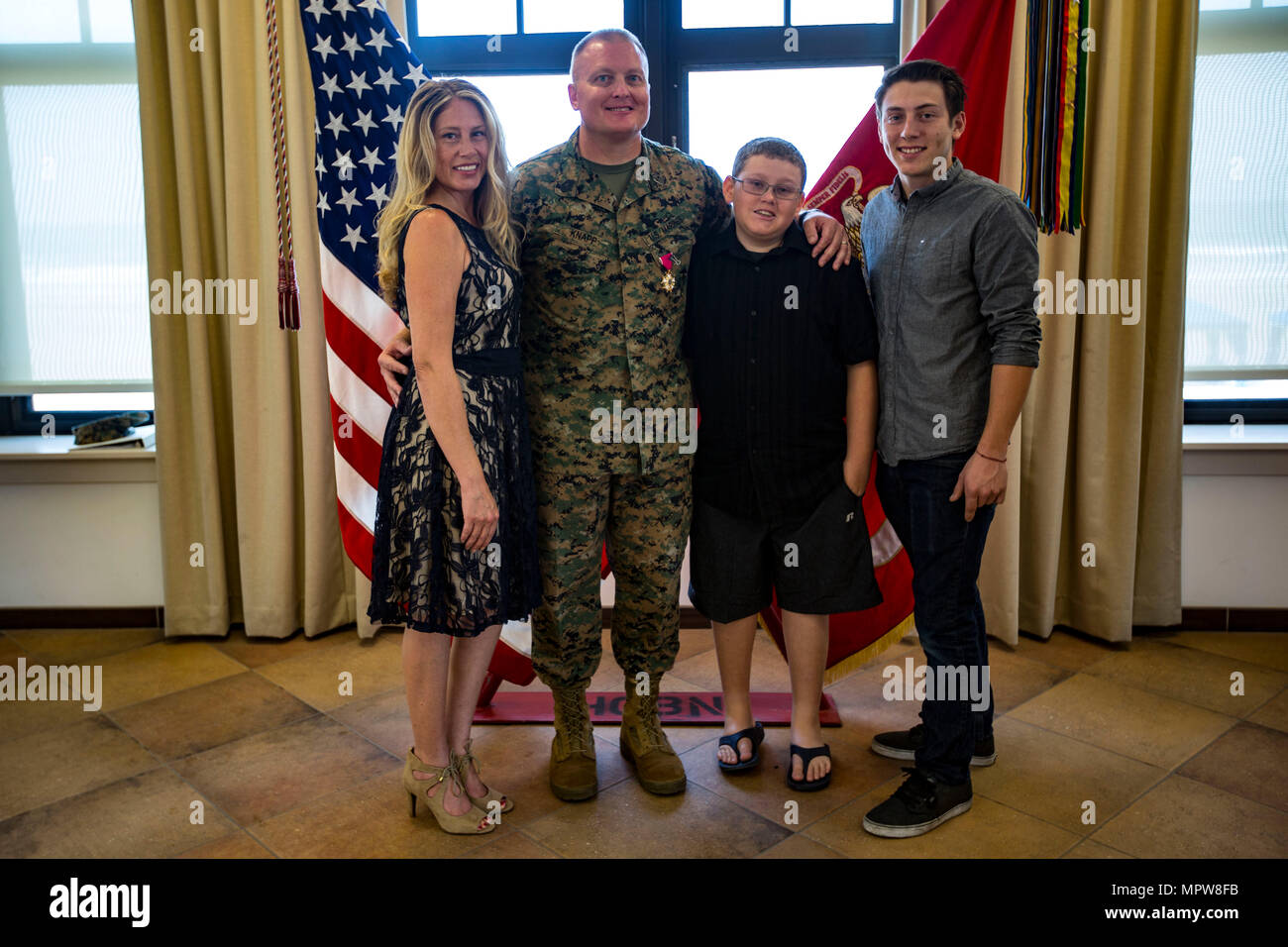 U.S. Marine Corps Master Gunnery Sgt. Bruce Knapp, operations chief ...