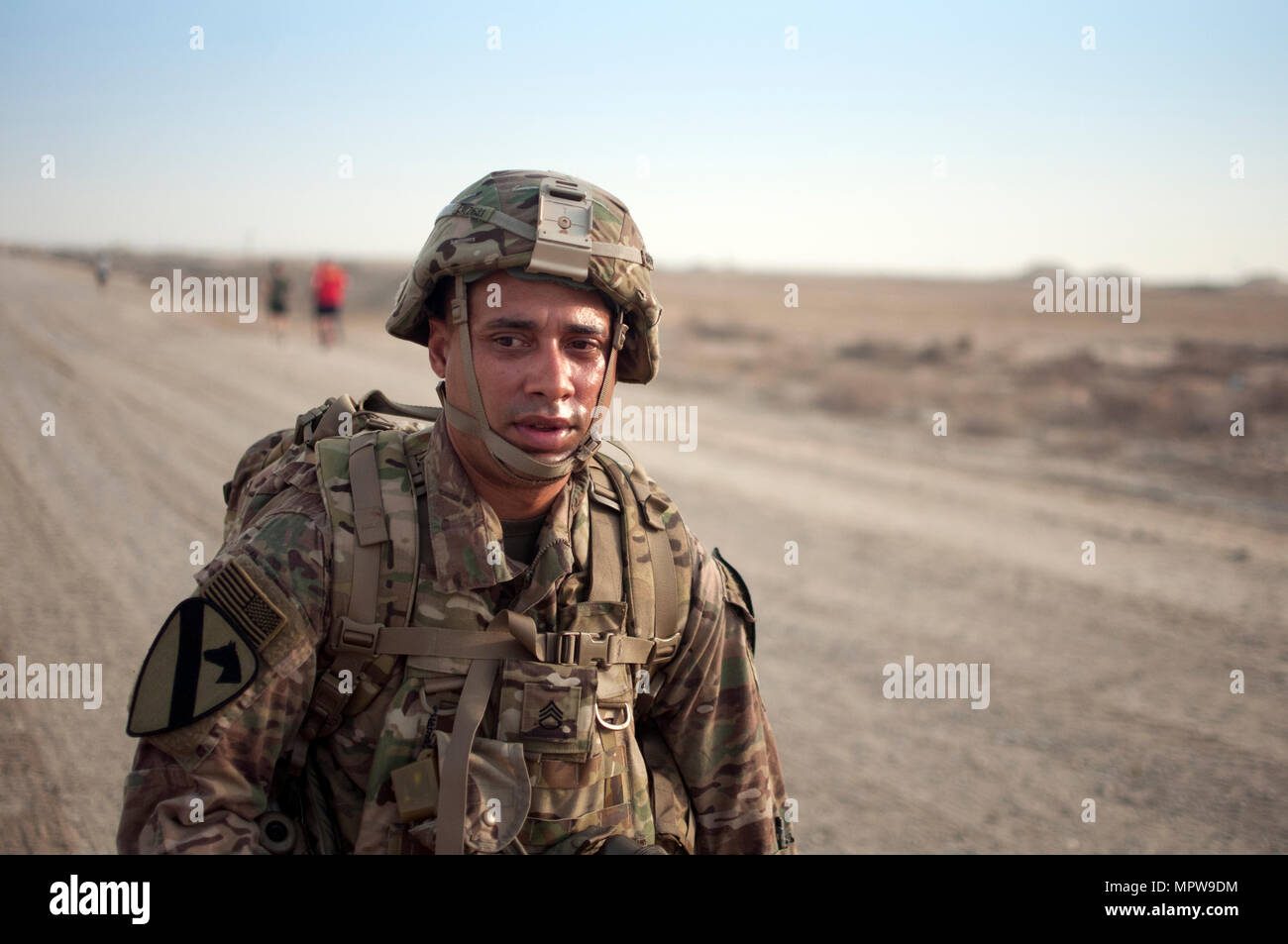 Staff Sgt. Eric Watts, a Soldier with the 1st Cavalry Division Regional ...