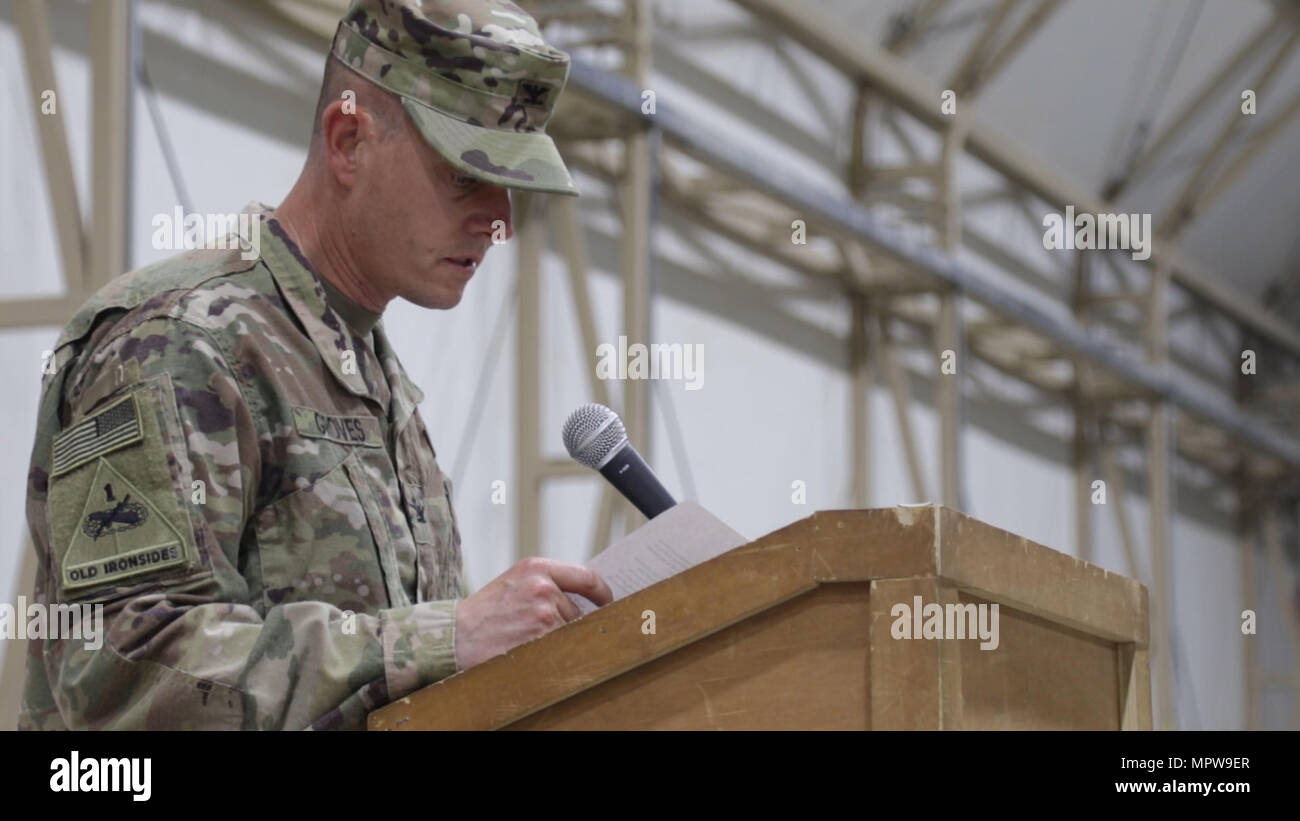 Col. James R. Groves, commander of the 420th Engineer Brigade out of ...