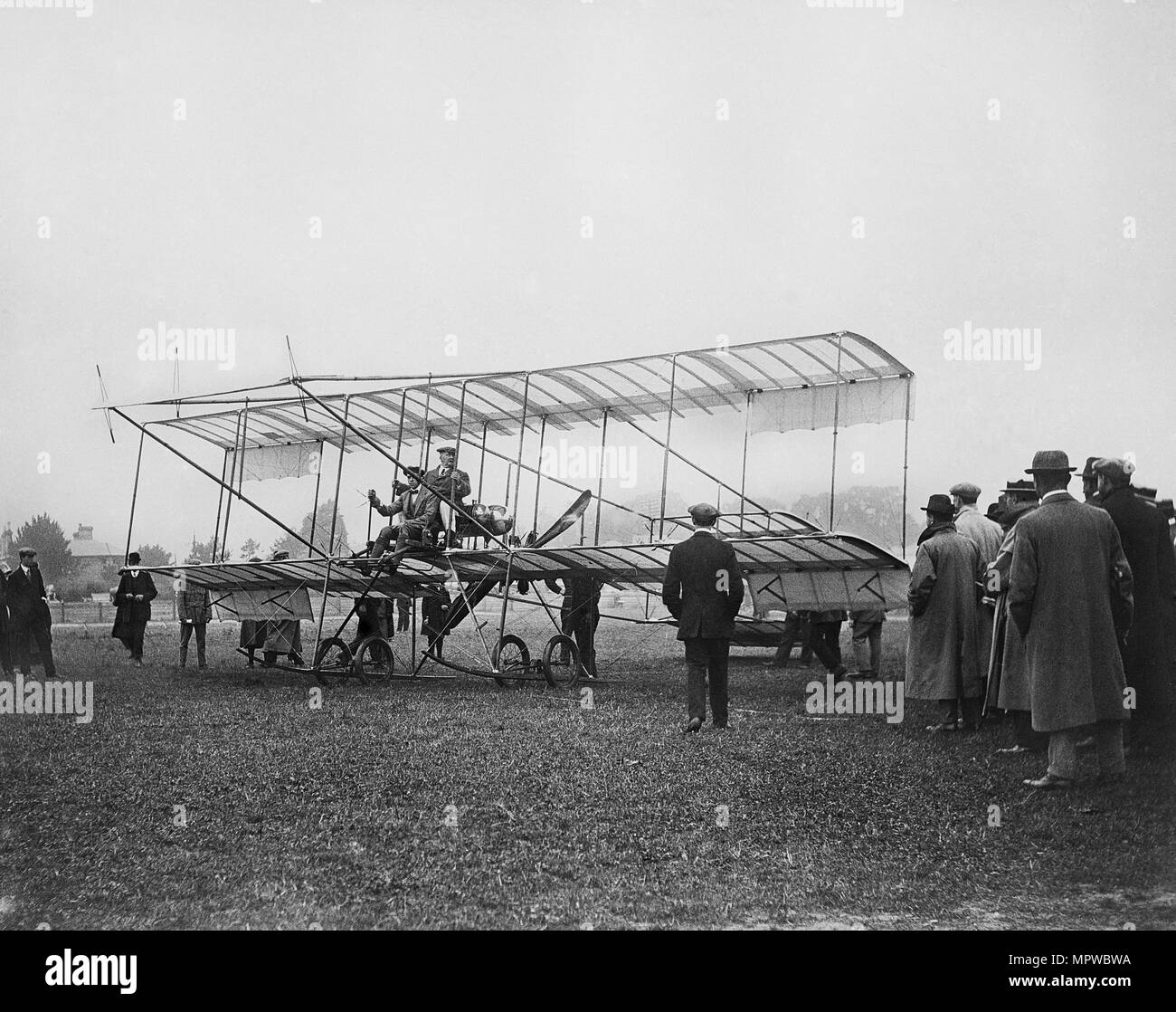 Farman biplane hi-res stock photography and images - Alamy