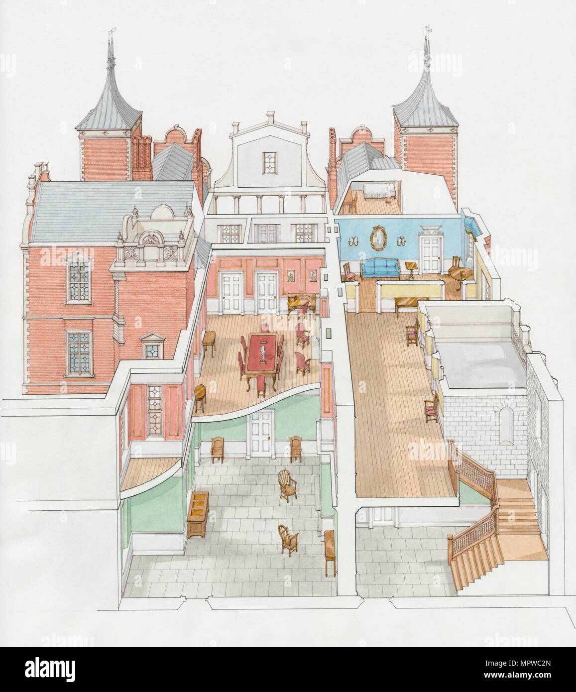 Houghton house ampthill bedfordshire hi-res stock photography and ...