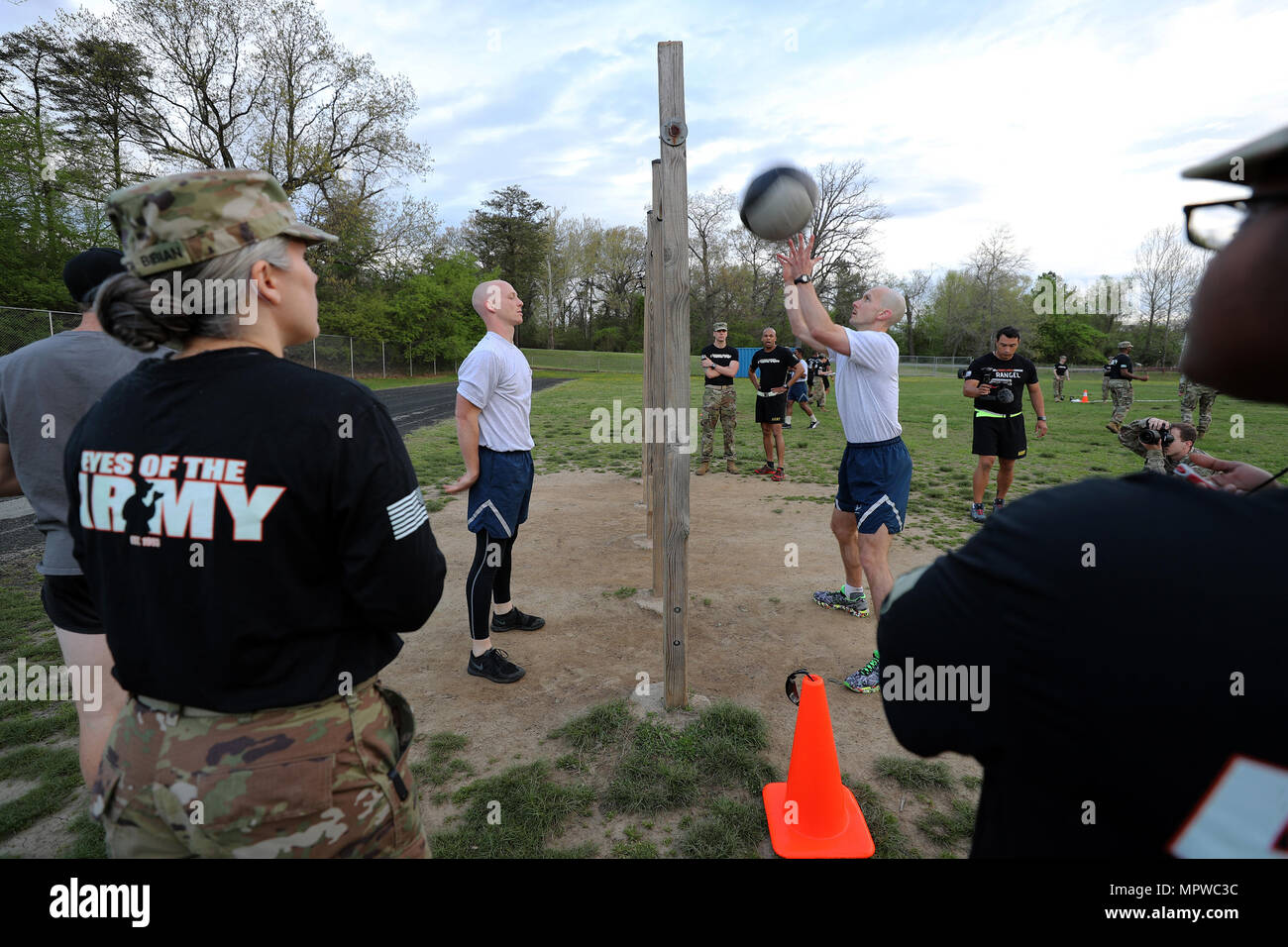 U.S. Air Force Capt. Zachary Anderson, left, and Senior Airman Shaughn ...