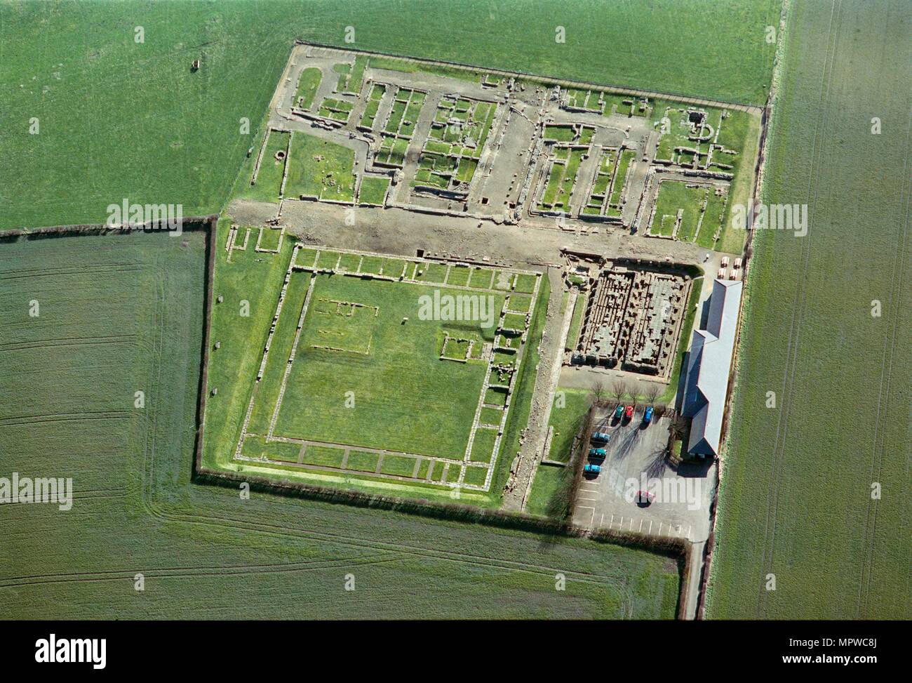 Corbridge Roman site, Northumberland, 2000. Artist: Historic England ...