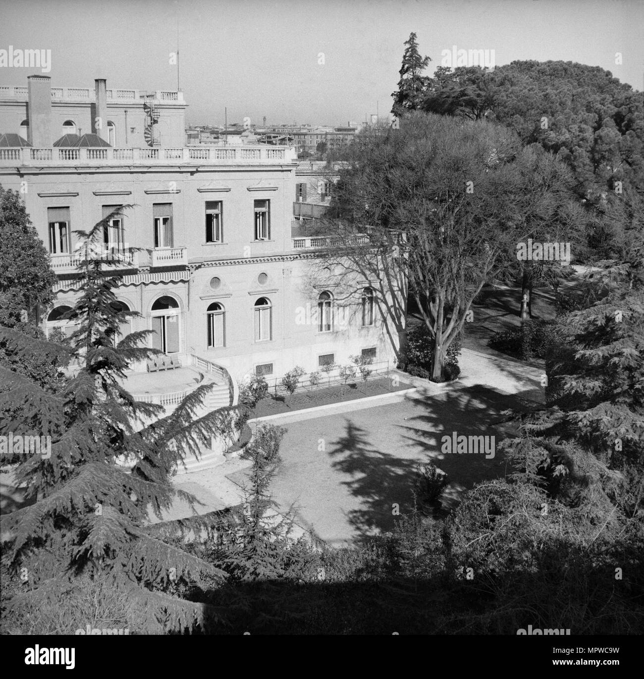 Residence of british ambassador Black and White Stock Photos & Images ...