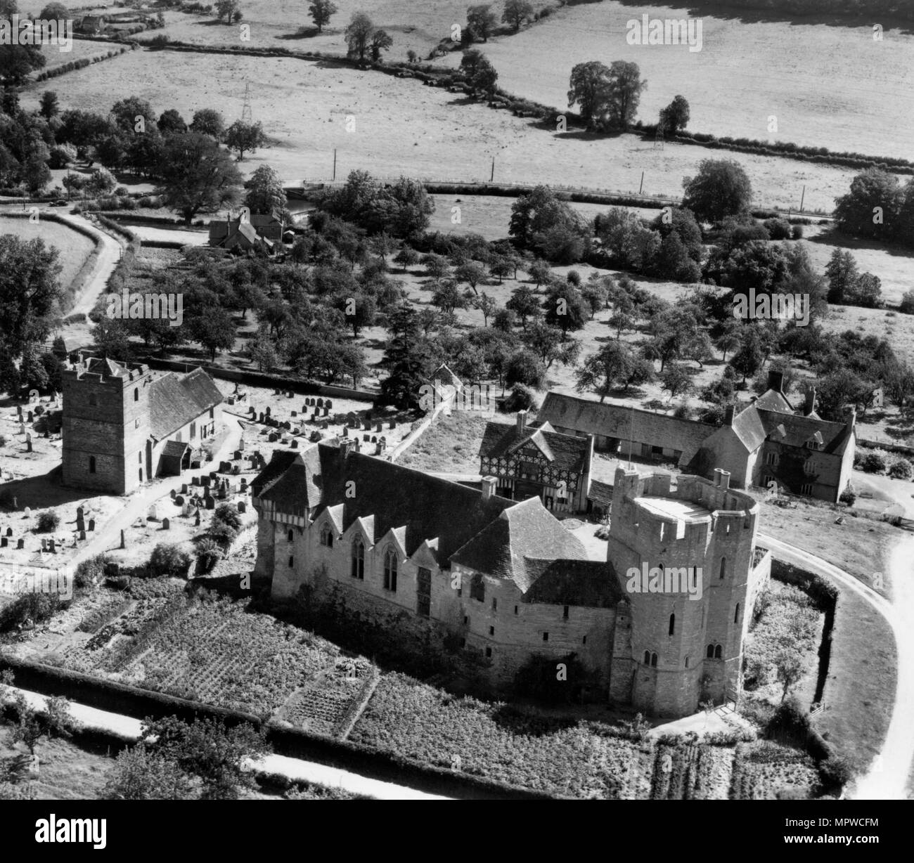 Aerial view of ludlow hi-res stock photography and images - Alamy