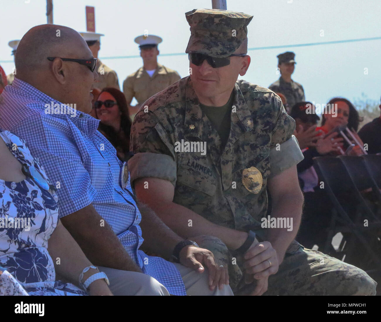 Maj. Daniel Lammers, Provost Marshal, Marine Corps Air Ground Combat ...