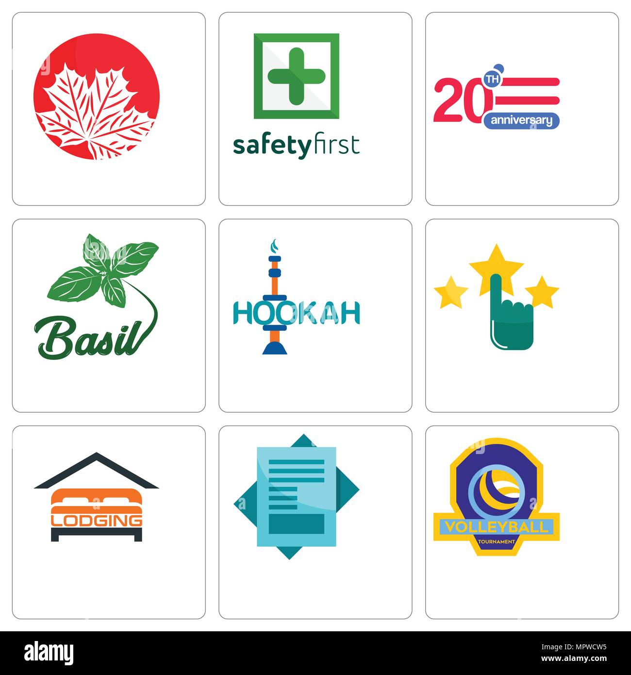 Hookah leaves shisha leaf Stock Vector Images - Alamy