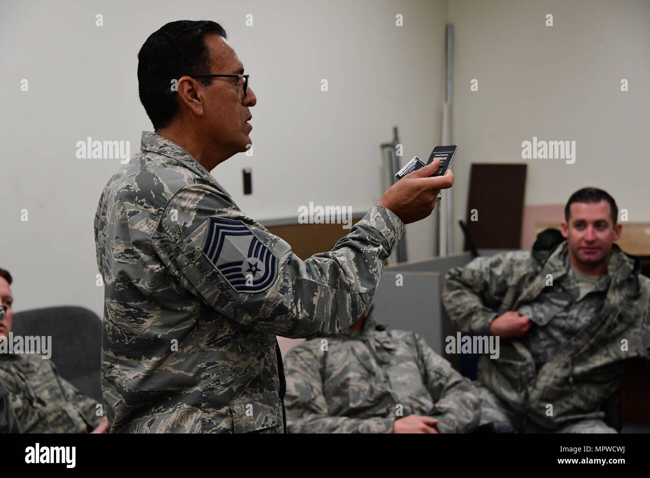 U.S. Air National Guard member and chief of maintenance for the 146th ...