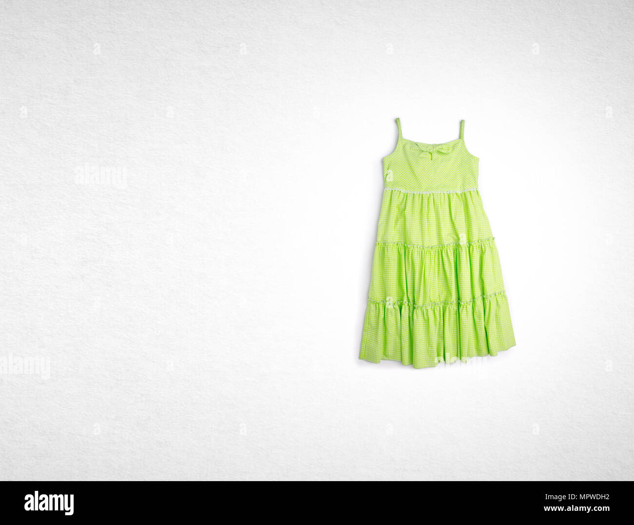 Dress for girls on the white background Stock Photo - Alamy