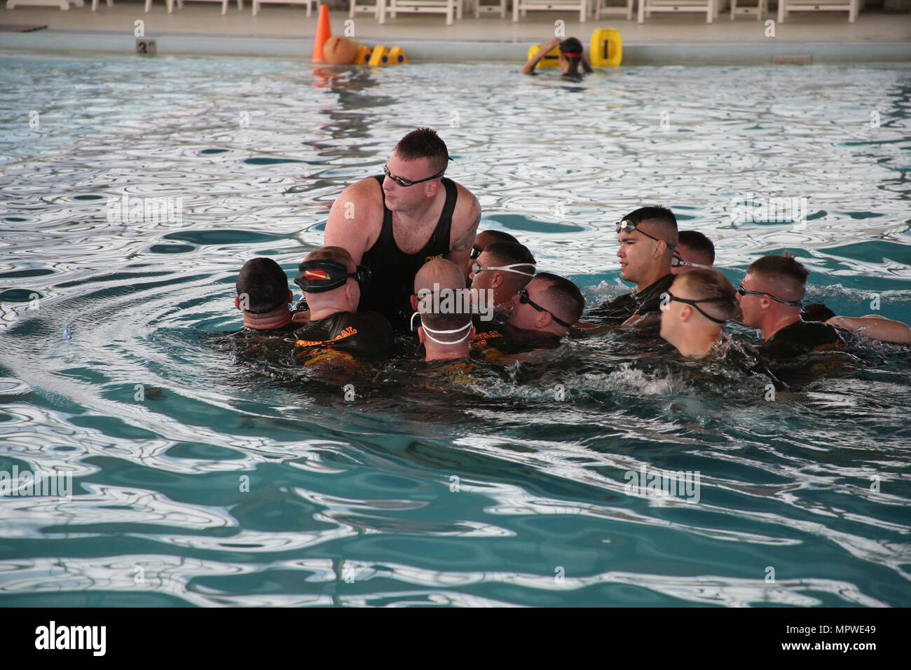 Usmc water survival instructors hi-res stock photography and images - Alamy
