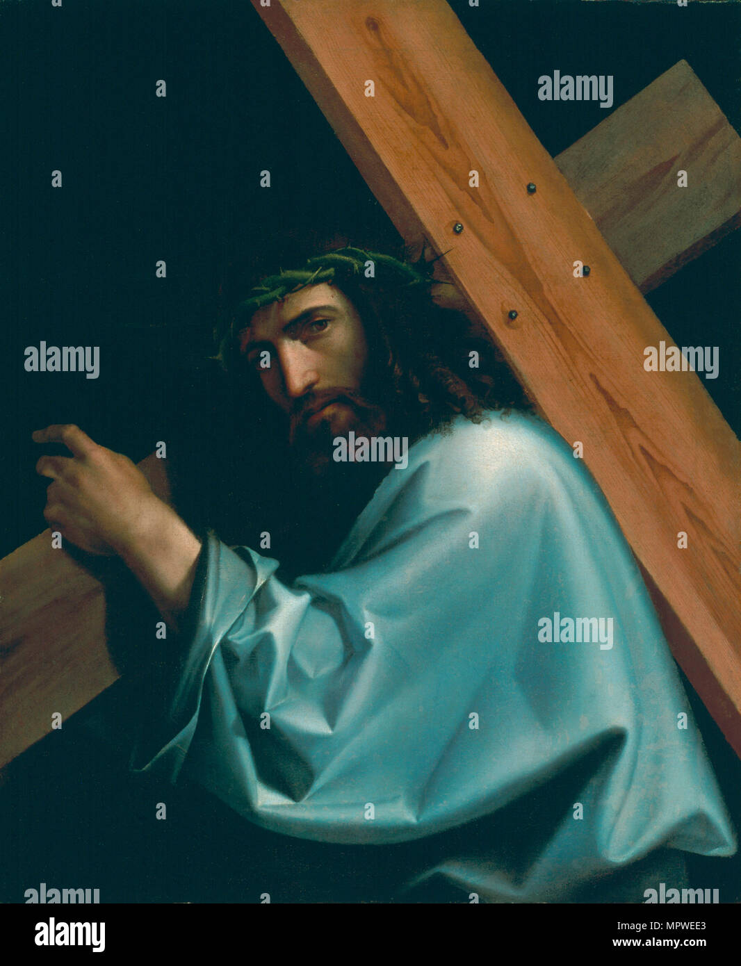 Christ carrying cross golgotha hi-res stock photography and images - Alamy