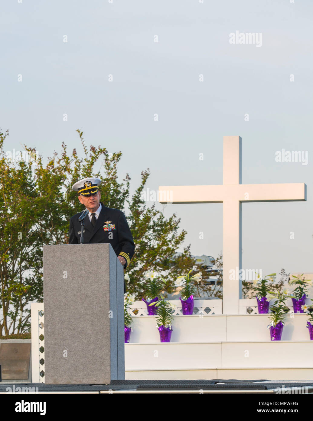 U.S. Navy Cmdr. Mark. Winward, chaplain, Marine Corps Forces Special ...
