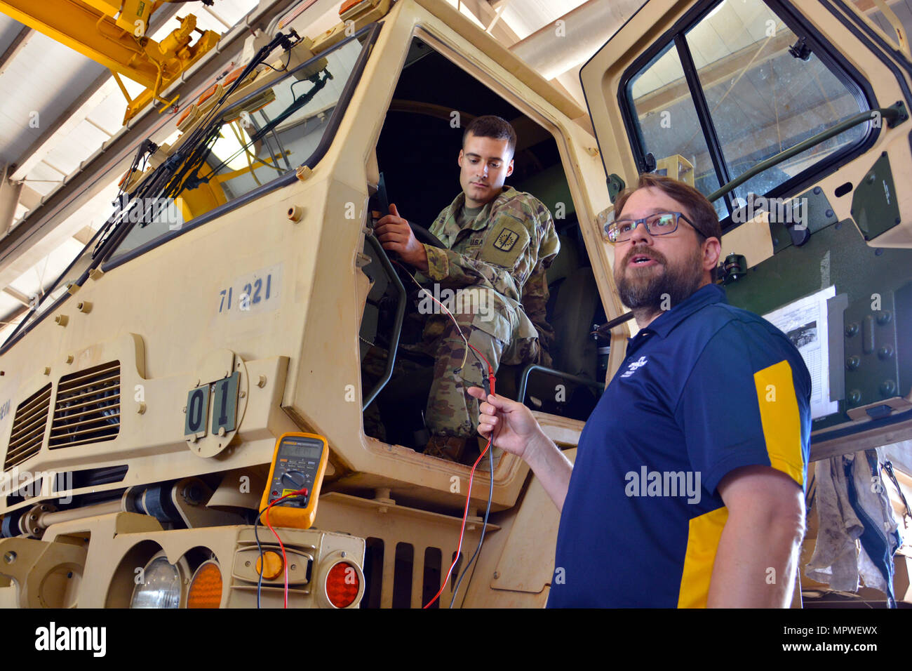 SCHOFIELD BARRACKS, Hawaii- Wheeled Vehicle Mechanic, Spc. Wes Boulden ...