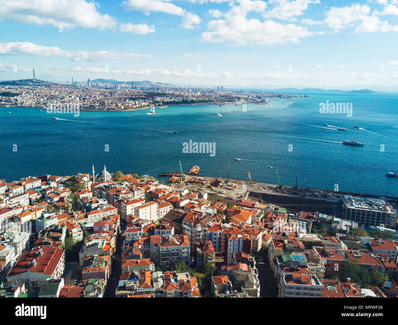 Aerial view of Istanbul Stock Photo - Alamy