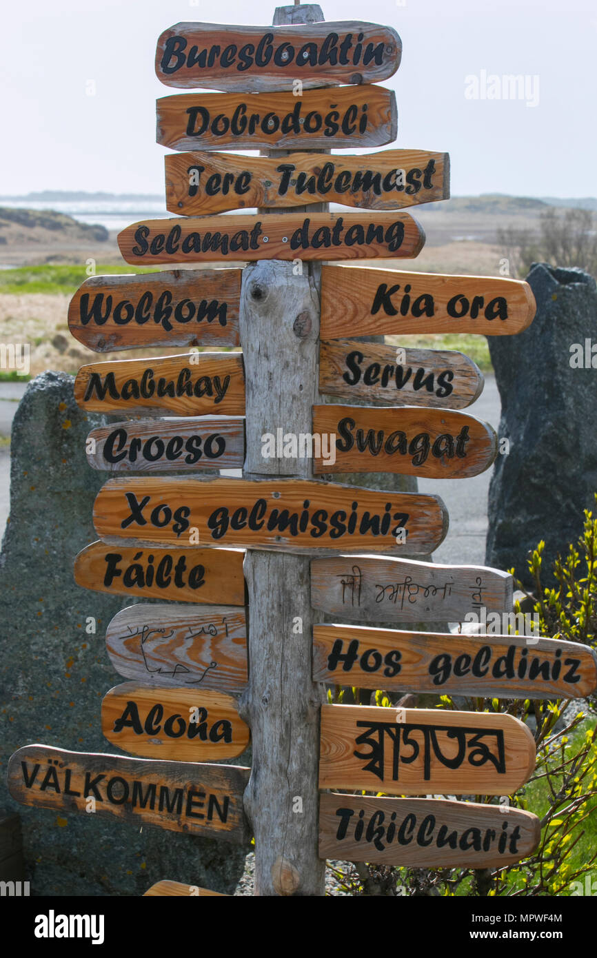 Welcome To Signs High Resolution Stock Photography and Images - Alamy