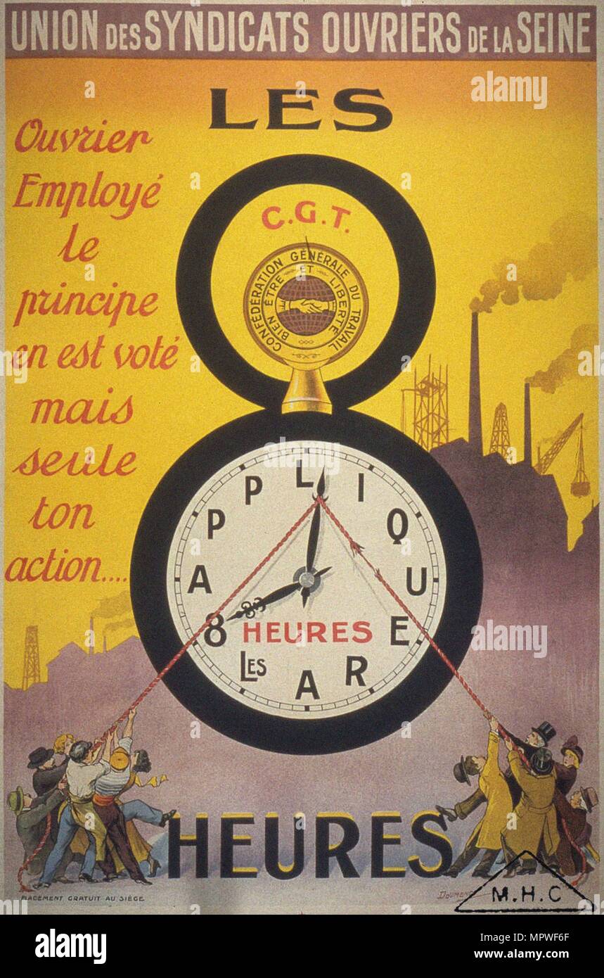 Eight-hour day, 1919 Stock Photo - Alamy