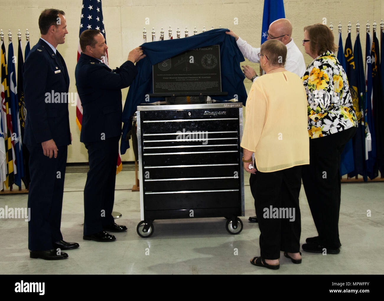 (From left) Col. Matthew Brooks, 5th Bomb Wing commander, Col. Thomas ...