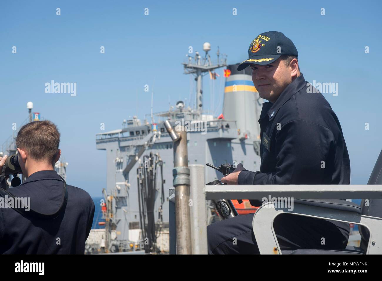 170415-N-FQ994-226 MEDITERRANEAN SEA (April 15, 2017) Cmdr. Bryan Gallo ...