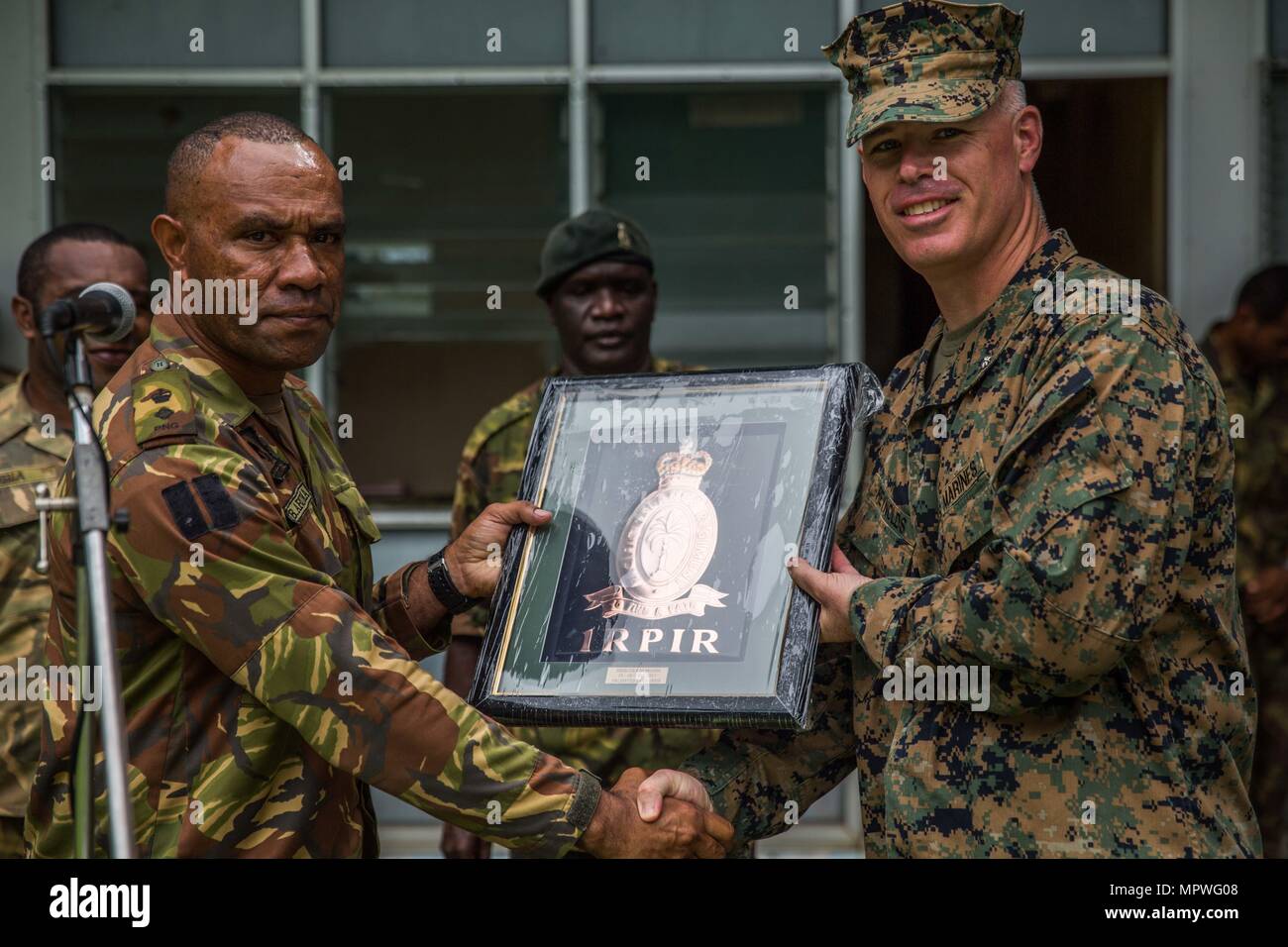 TAURAMA, Papua New Guinea (April 18, 2017) U.S. Marine Lt. Col. Patrick ...