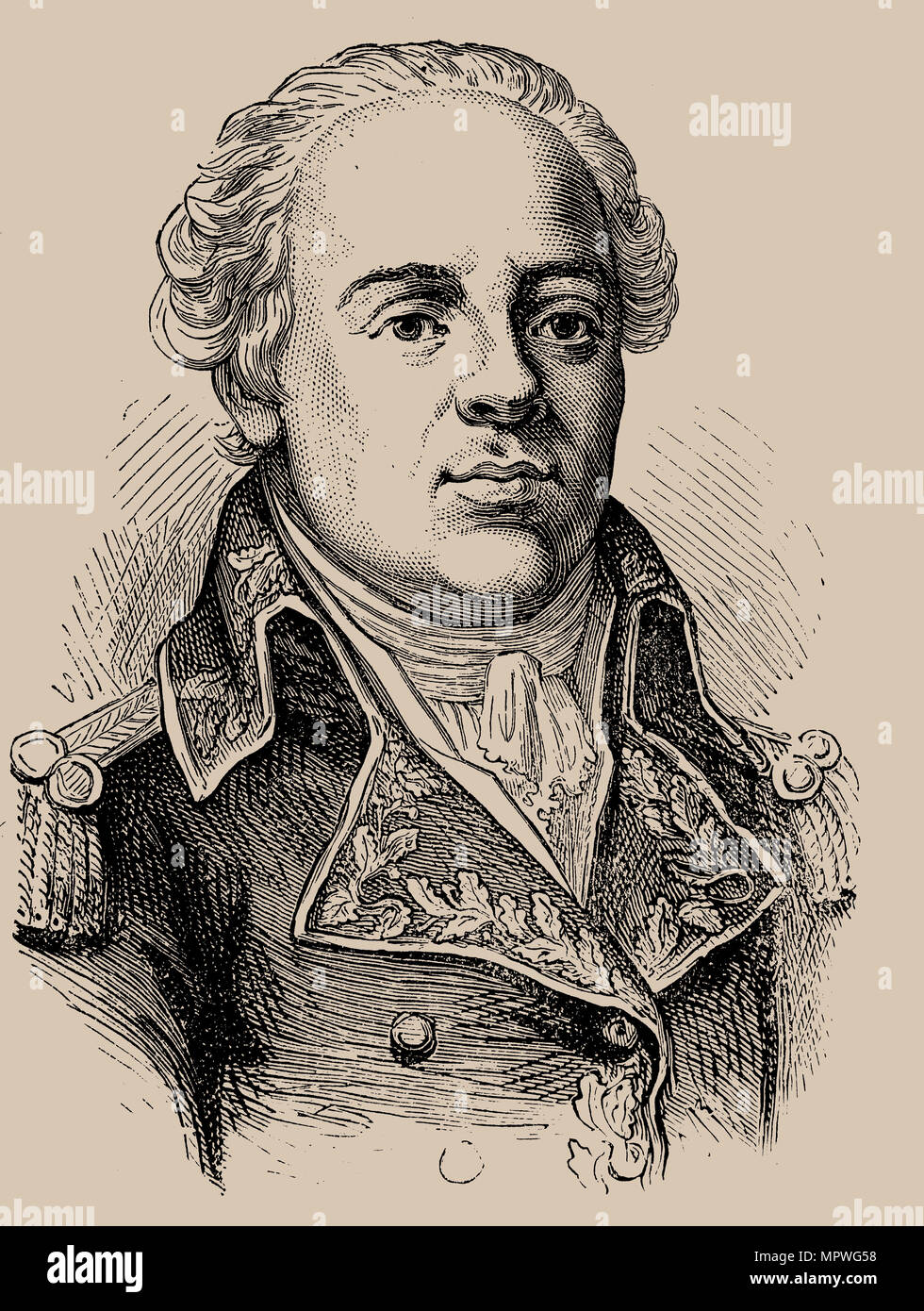 General Jacques-François de Menou (1750-1810), 1889 Stock Photo - Alamy